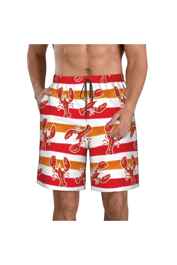 Lobster Swim Trunks