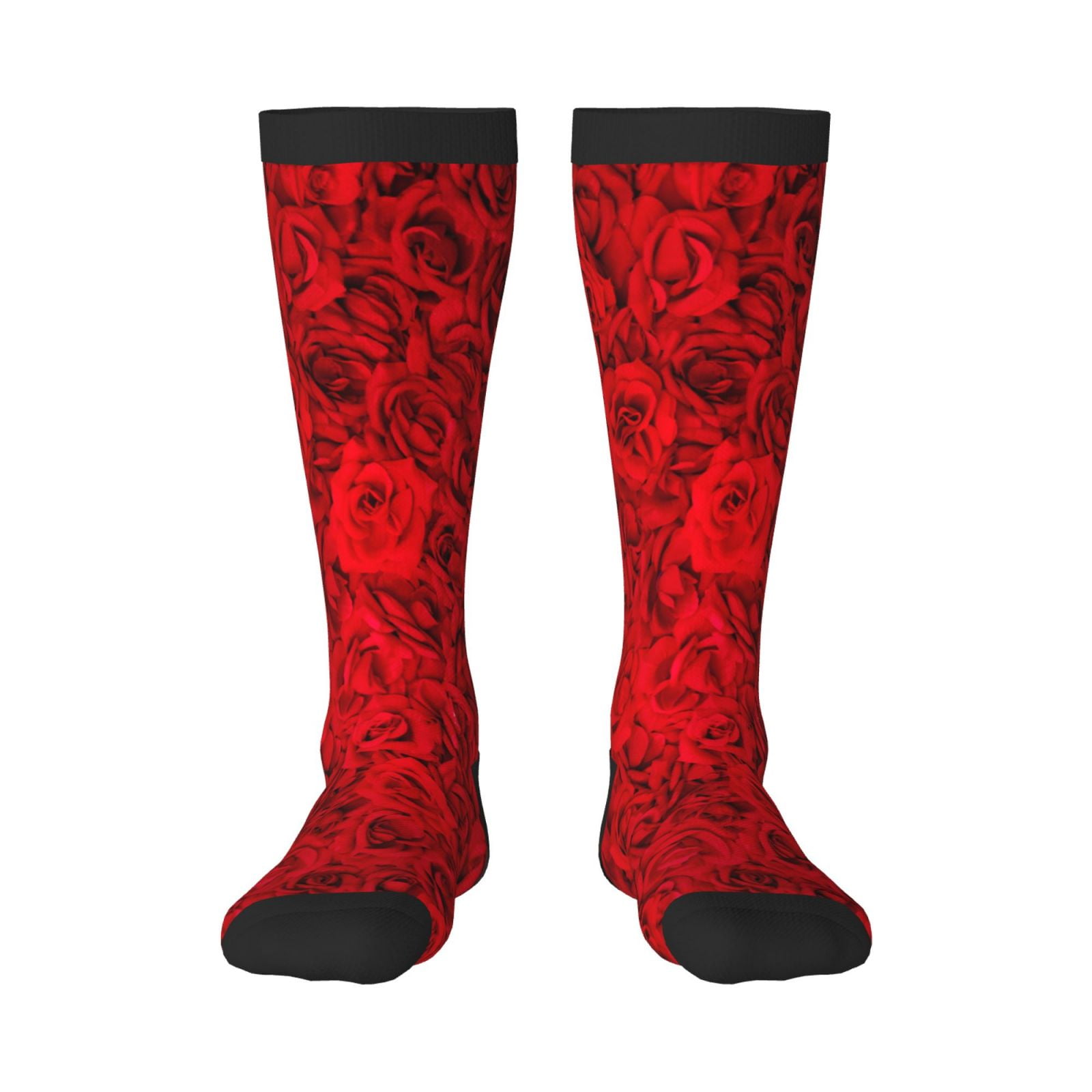 Logiee Red Rose Print Gift Stocking Stuffers,Adult Stockings,Novelty ...
