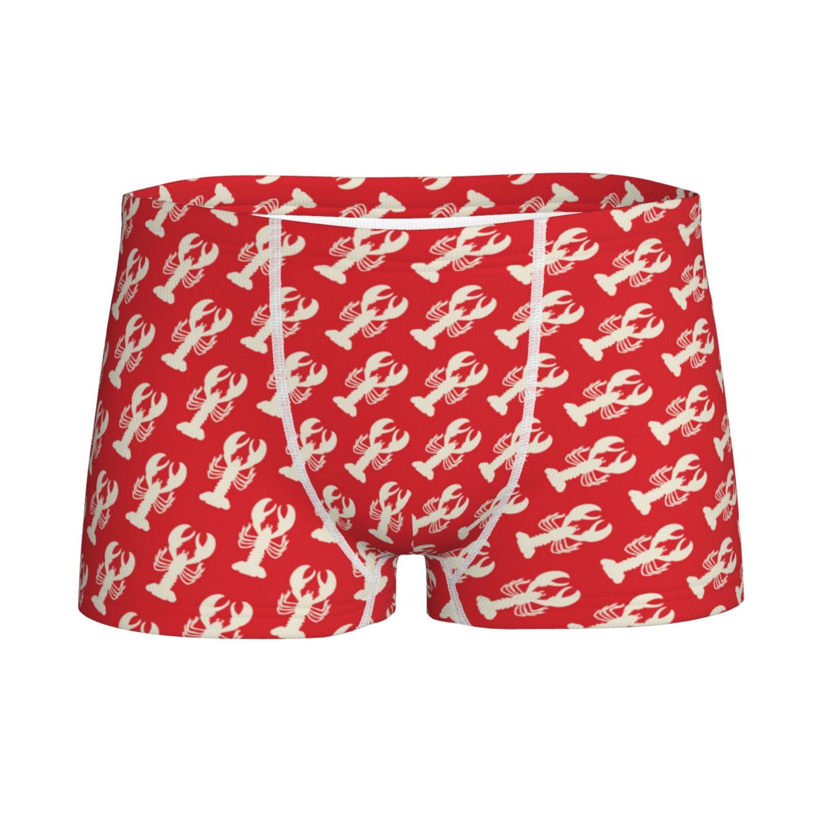 Logiee Retro Lobsters Print Boys' Boxer Briefs,Tween Boy Underwear-XX ...