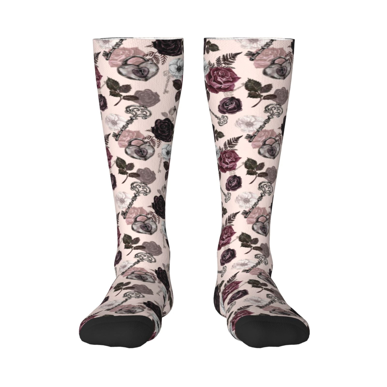 Logiee Retro Red Black Roses Print Gift Stocking Stuffers,Adult ...