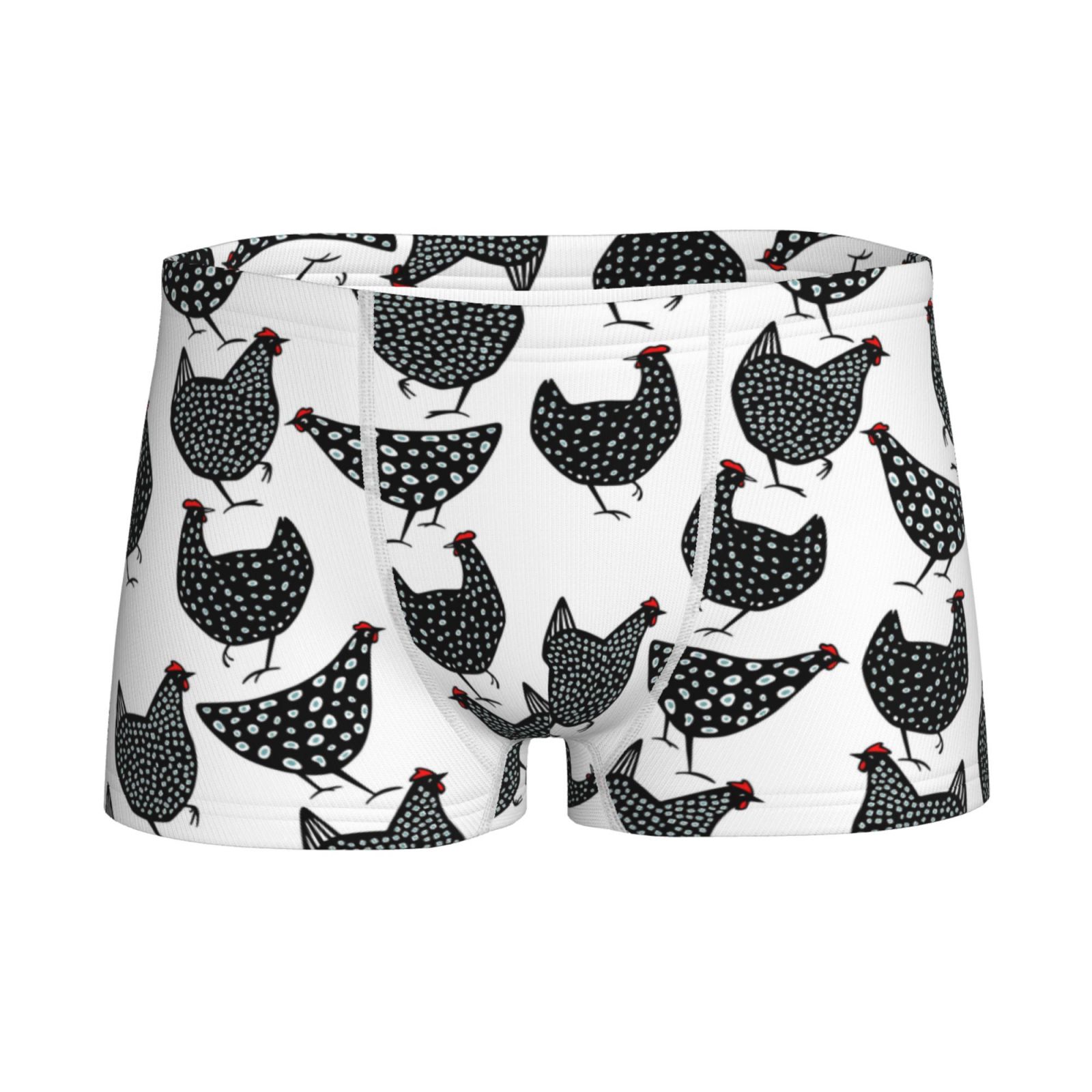 Logiee Retro Rooster Print Boys' Boxer Briefs,Tween Boy Underwear ...