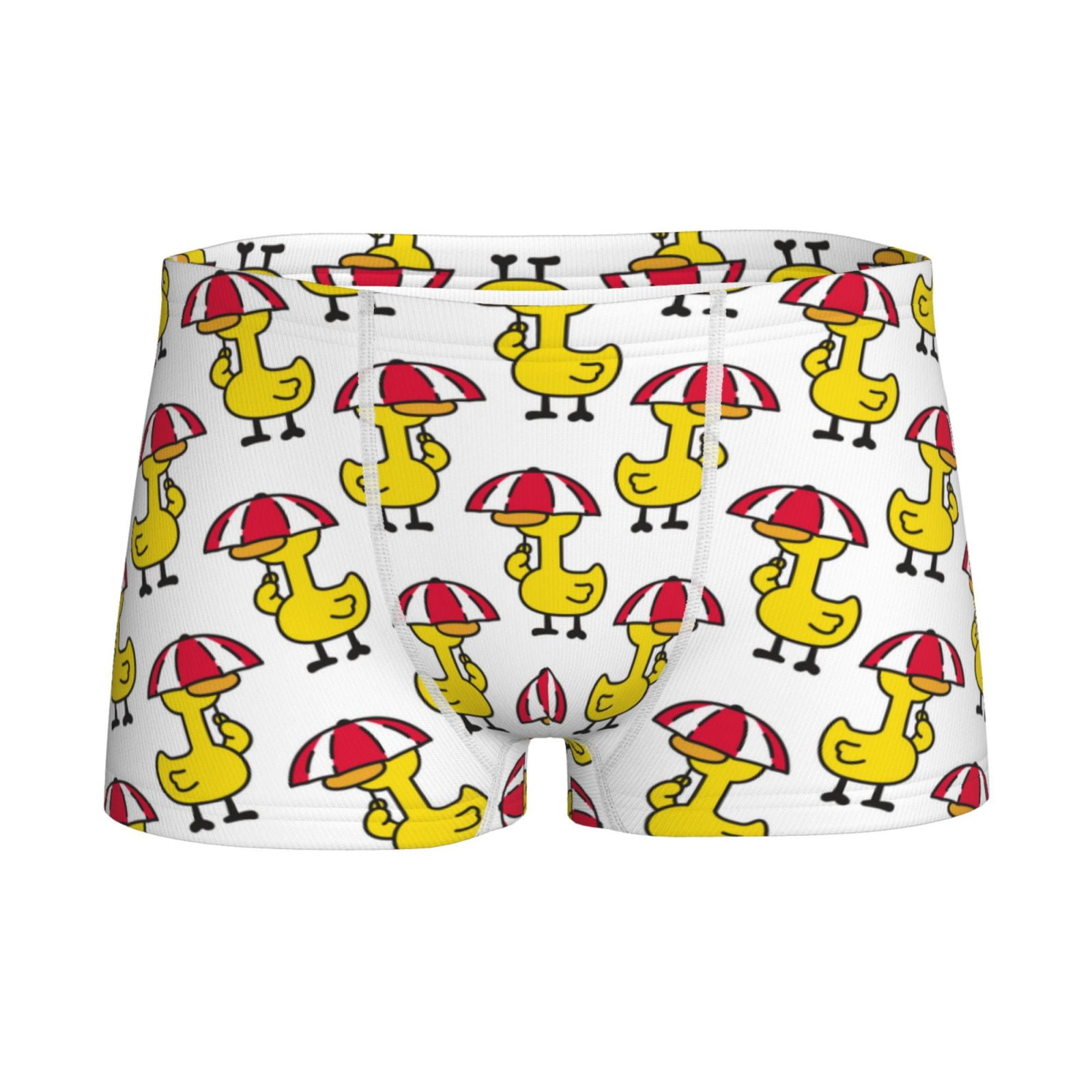 Logiee Rubber Duck Chicken Bird Print Boys' Boxer Briefs,Tween Boy ...
