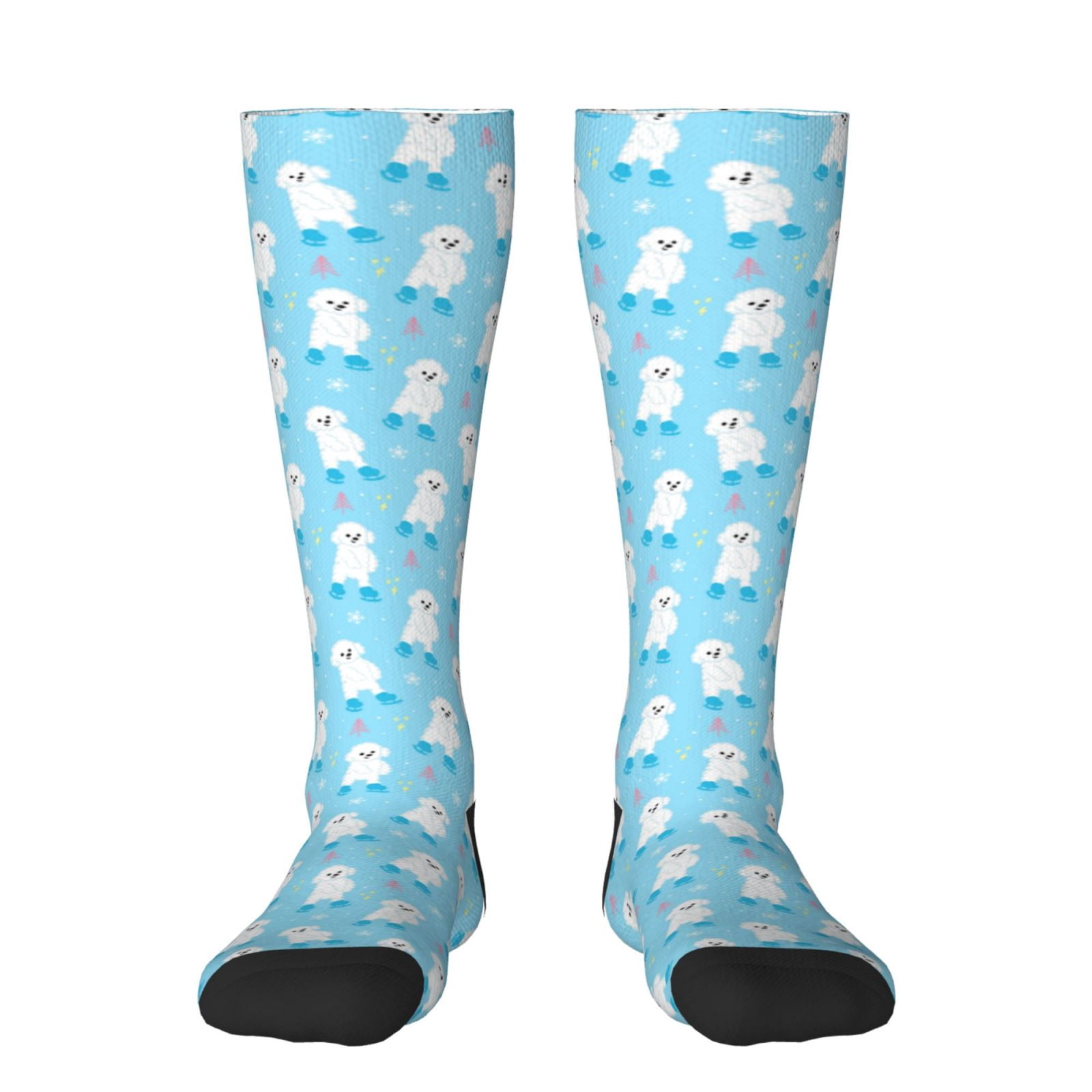 Logiee Skating Poodle Fun Print Gift Stocking Stuffers,Adult Stockings ...