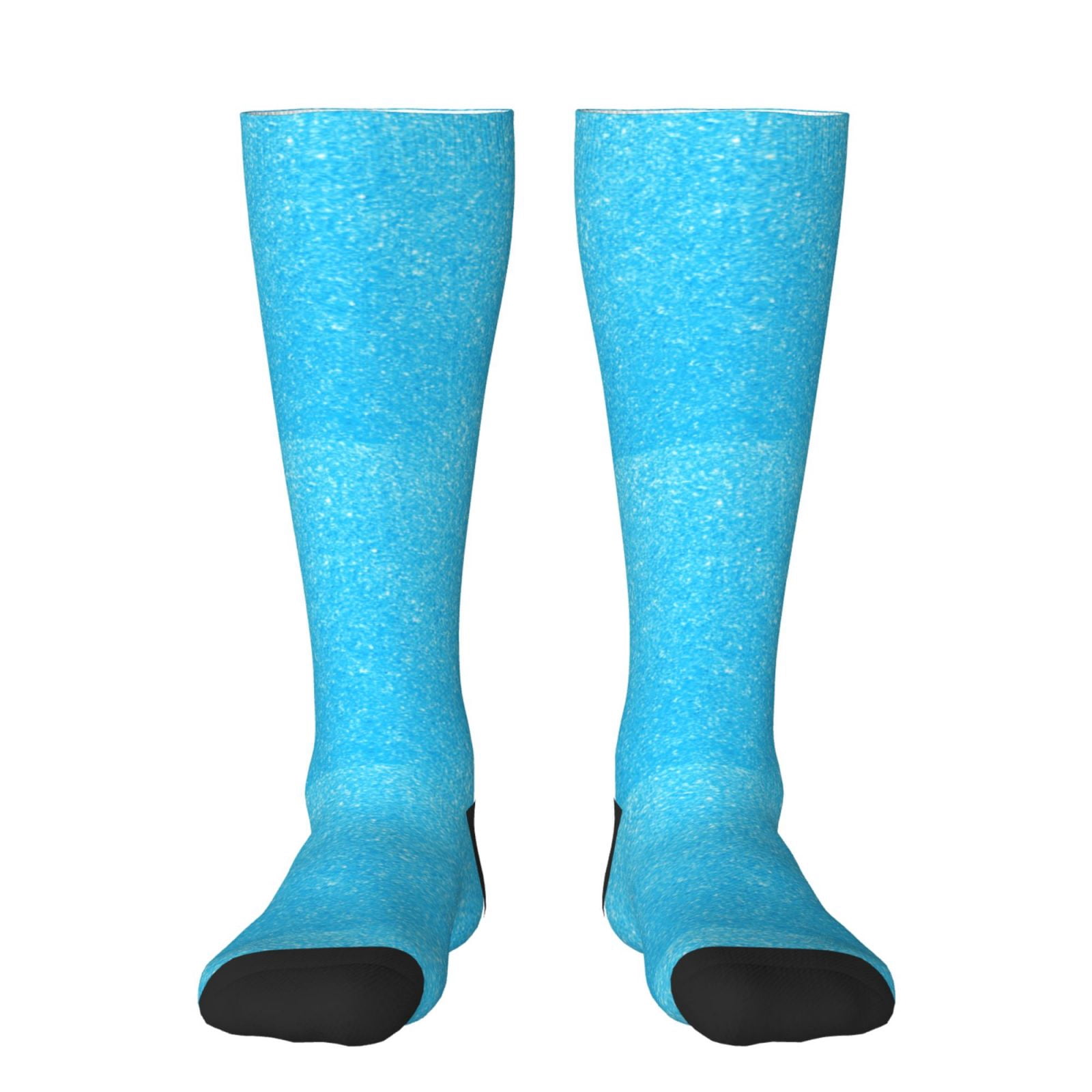 Logiee Sky Blue Glitter Print Gift Stocking Stuffers,Adult Stockings ...