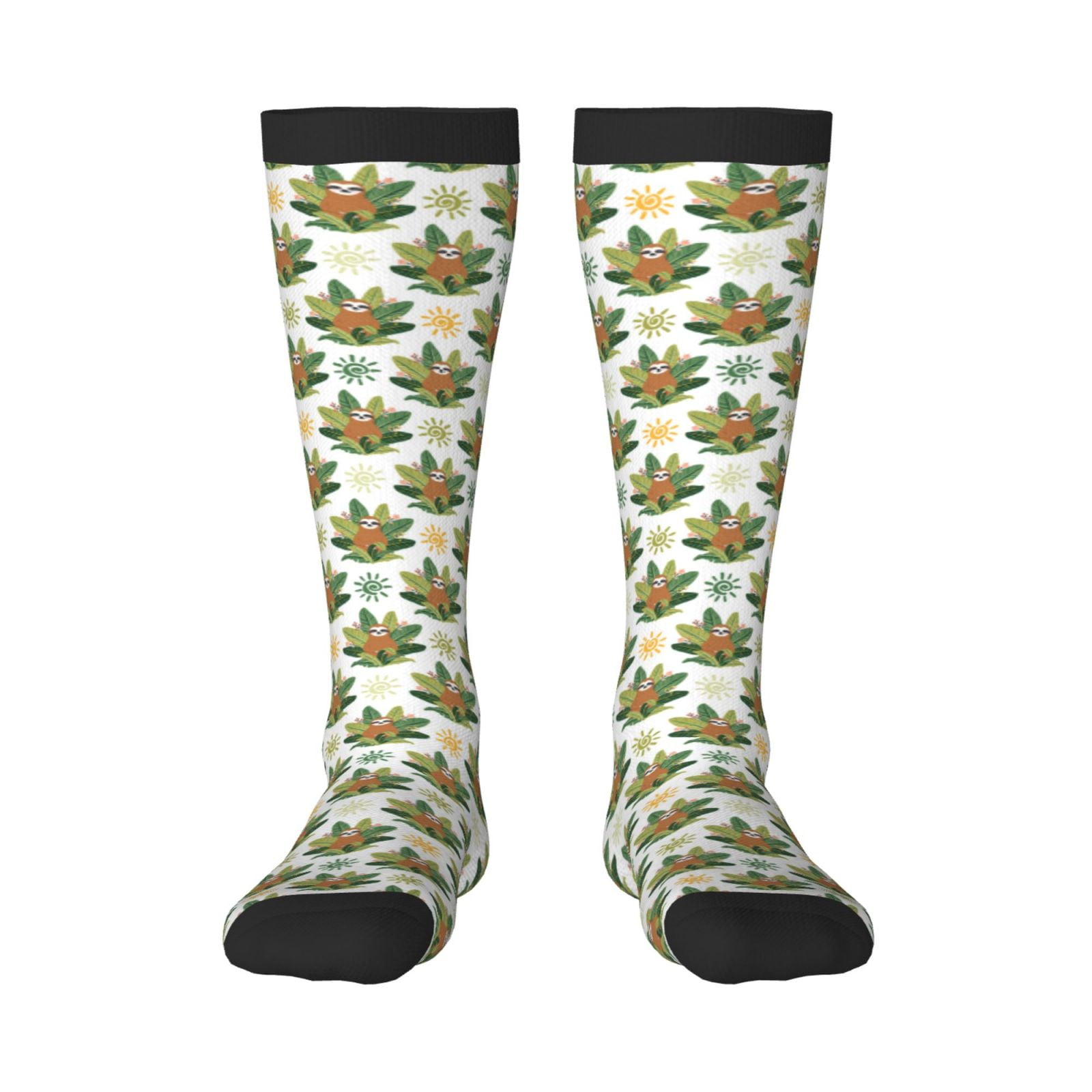 Logiee Sloth Sitting Tropical Leaves Print Gift Stocking Stuffers,Adult ...