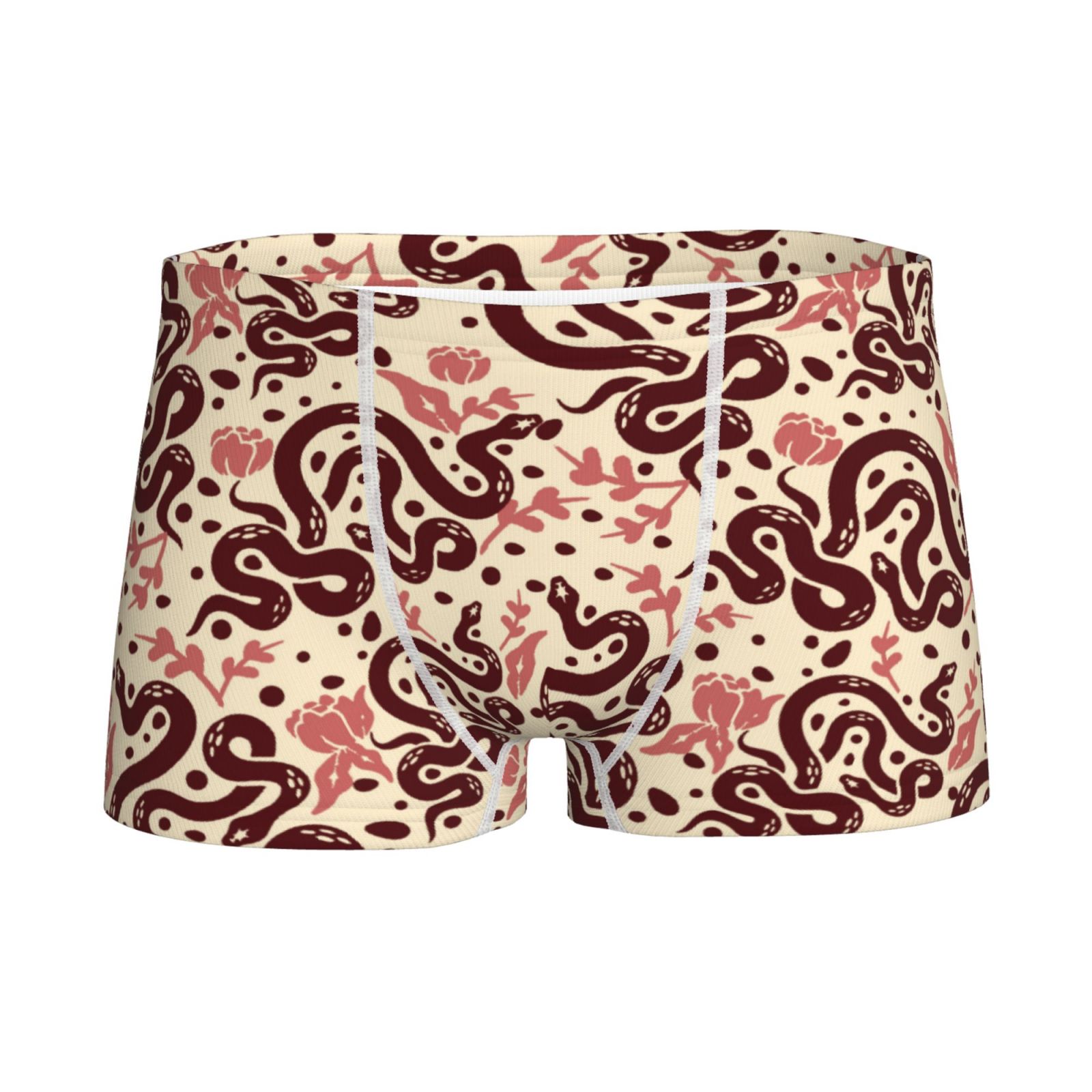 Logiee Snake Print Boys' Boxer Briefs,Tween Boy Underwear-X-Large ...