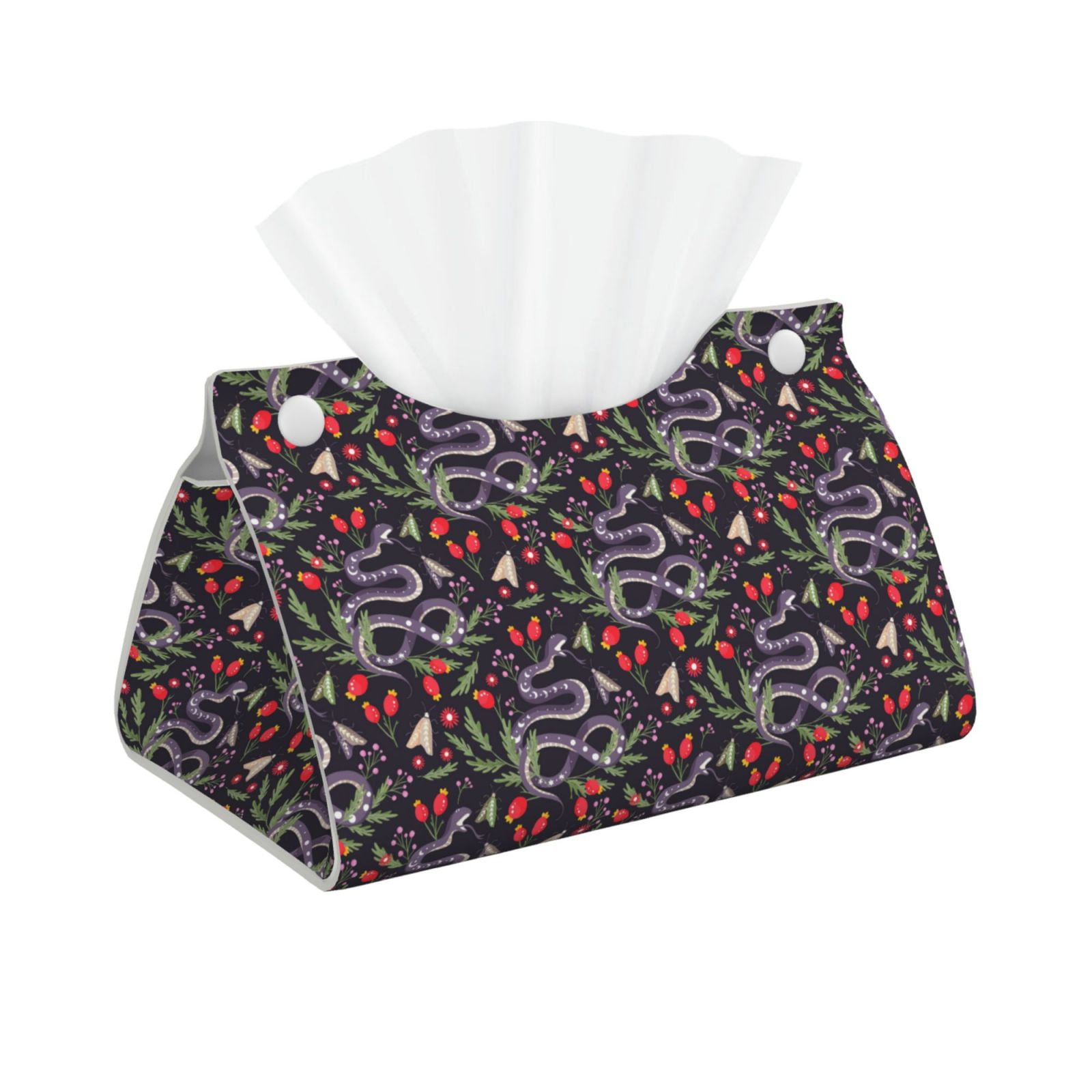 Logiee Snakes And Snake Fruit Print Tissue Box Cover,Stylish Tissue Box ...