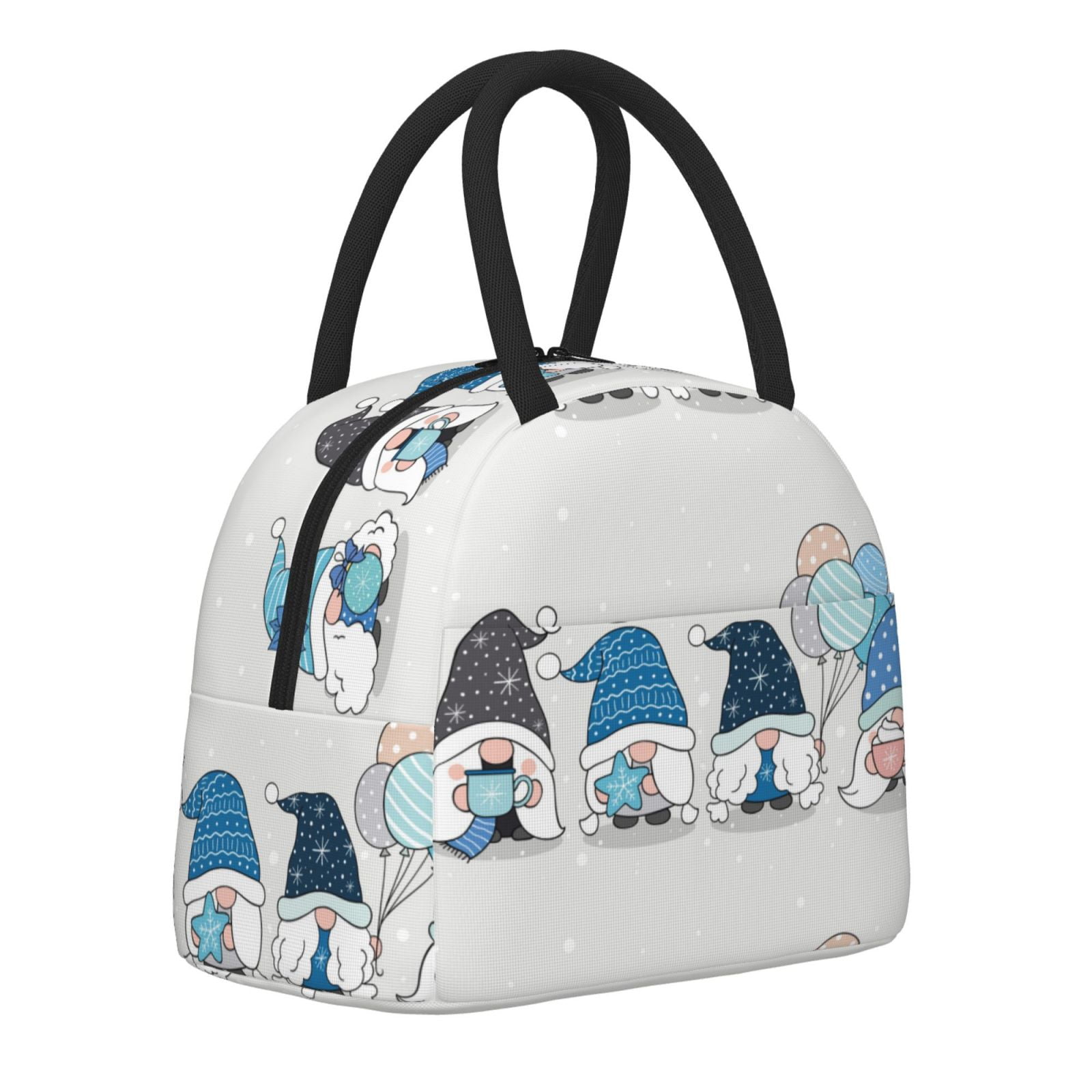 Logiee Snow Gnome for Winter Print Lunch Bag for Women & Men,Adult ...
