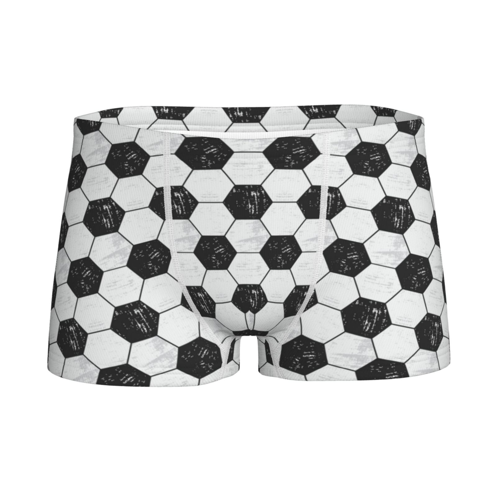 Logiee Soccer Print Boys' Boxer Briefs,Tween Boy Underwear-Large ...