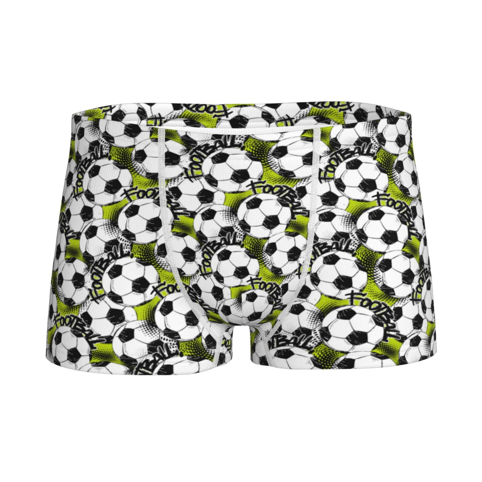 Logiee Soccer and Football Print Boys' Boxer Briefs,Tween Boy Underwear ...