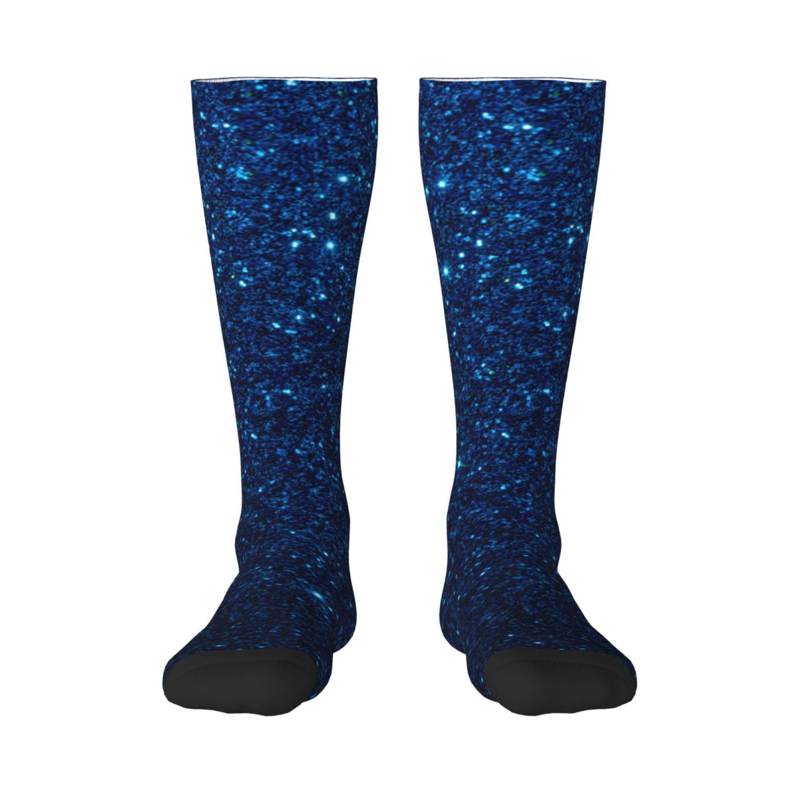 Logiee Sparkling Blue Glitter Print Gift Stocking Stuffers,Adult ...
