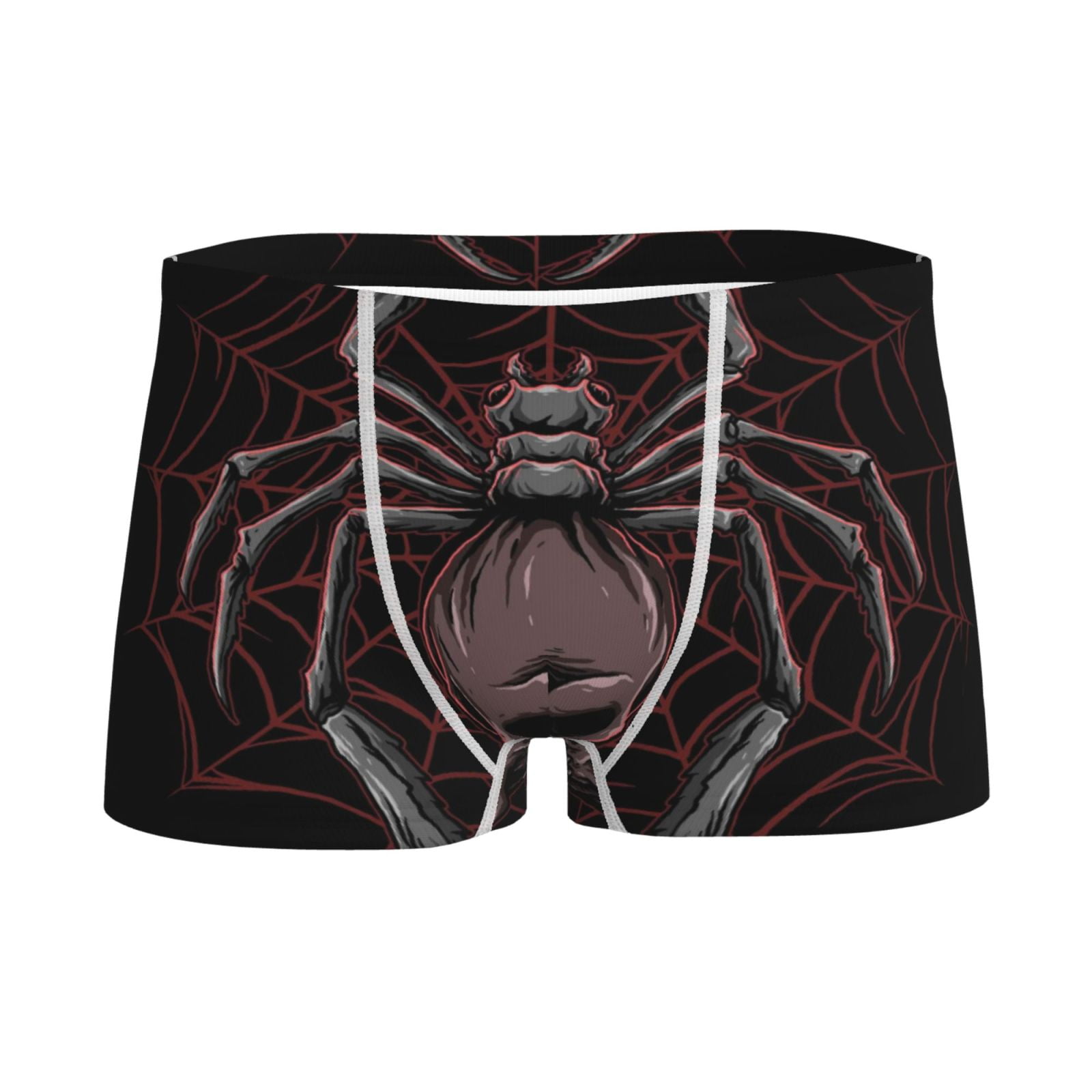 Logiee Spider with Skull Print Boys' Boxer Briefs,Tween Boy Underwear- - Walmart.com