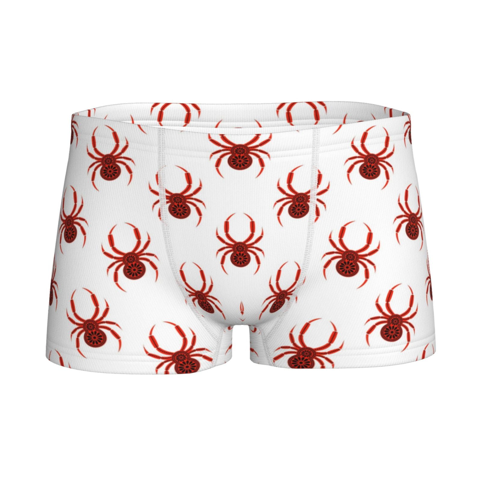 Logiee Spiders Insects Print Boys' Boxer Briefs,Tween Boy Underwear- - Walmart.com