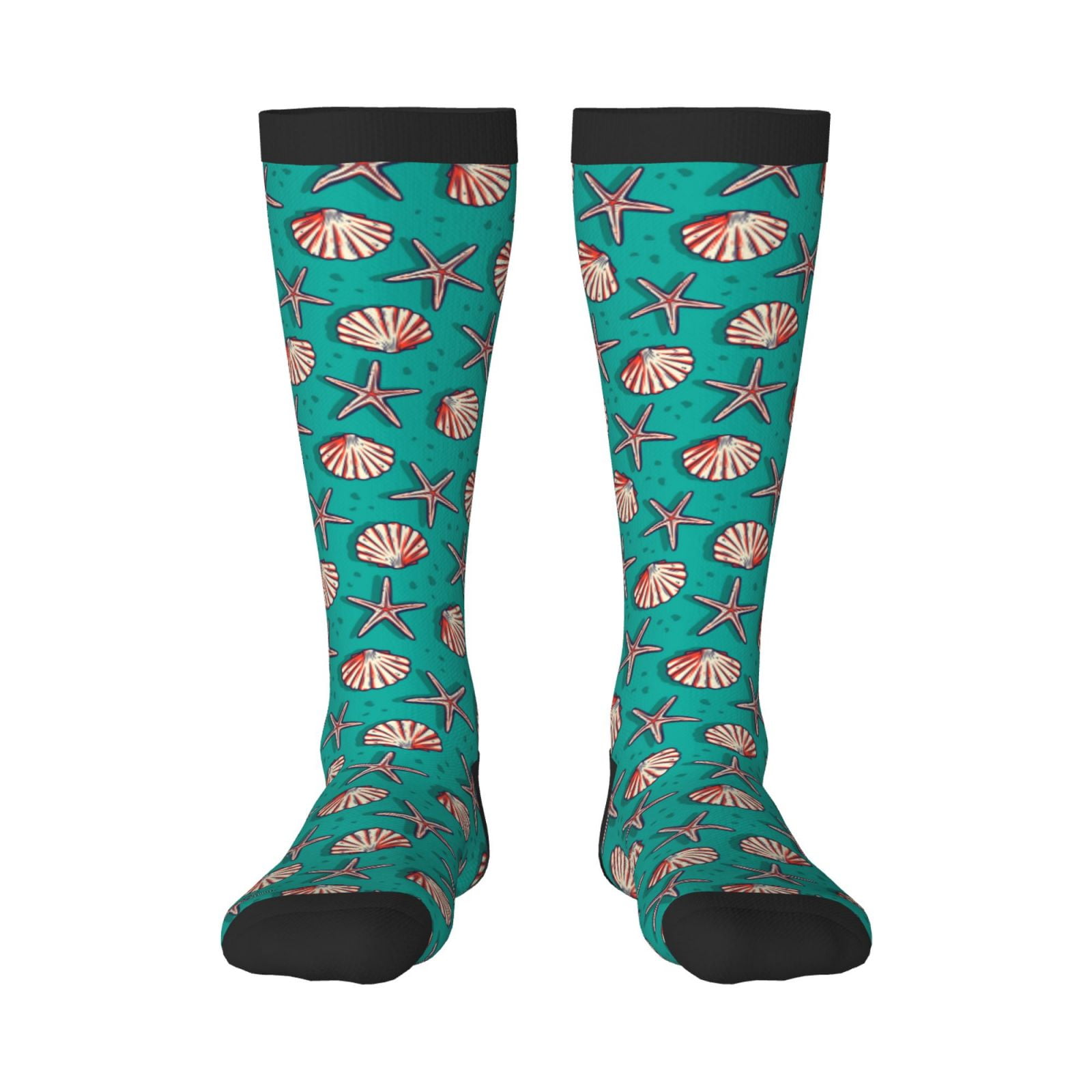 Logiee Starfish and Shell Print Gift Stocking Stuffers,Adult Stockings ...