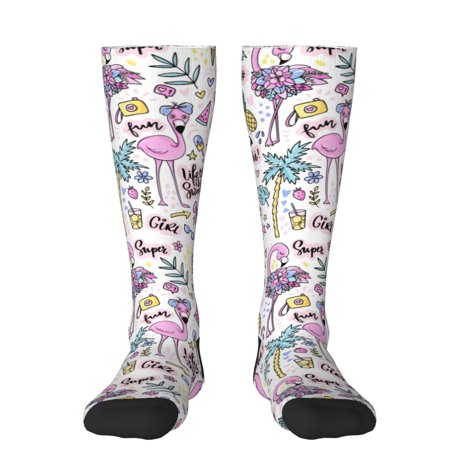 Logiee Summer with Flamingo Print Gift Stocking Stuffers,Adult ...