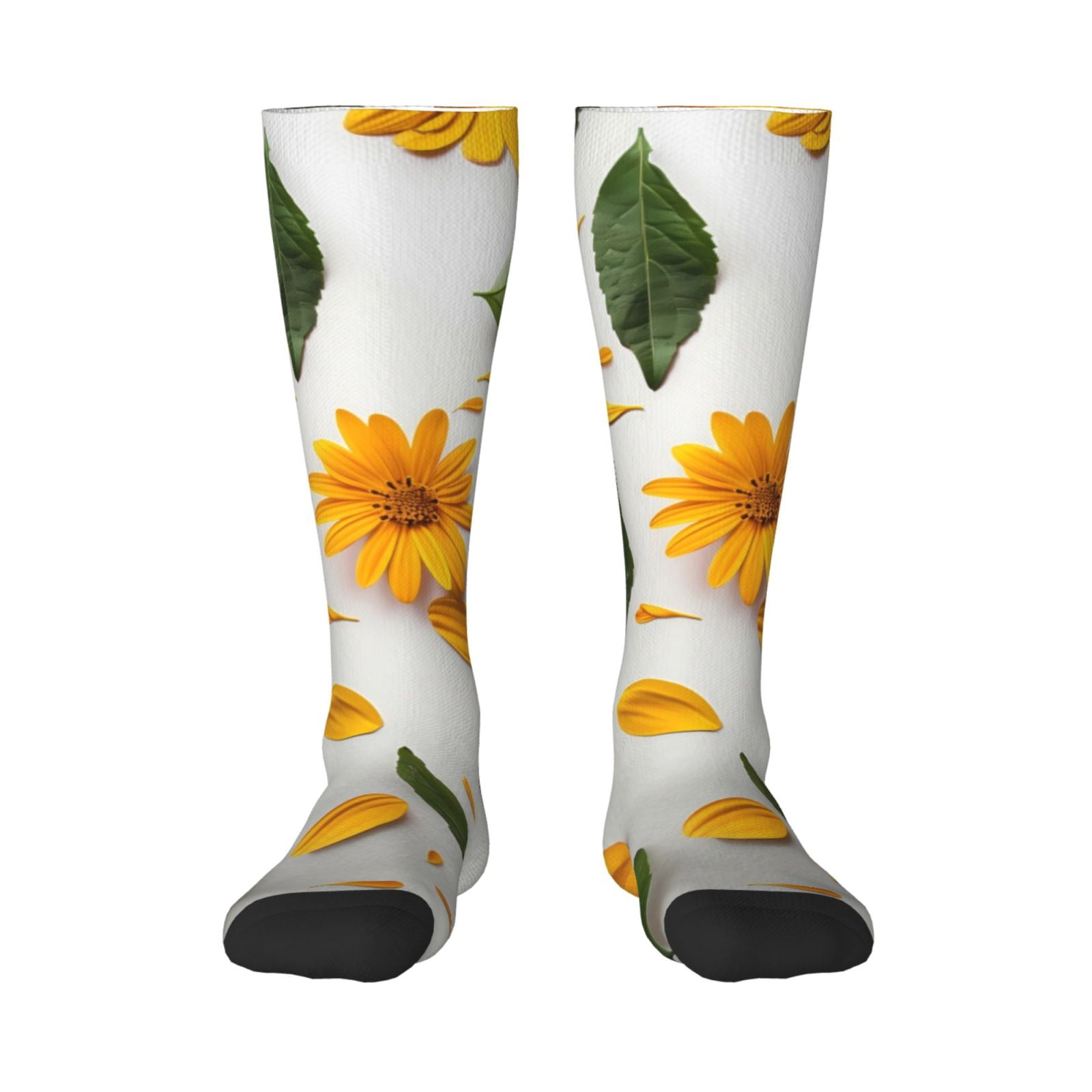 Logiee Sunny Yellow SunFlower Print Gift Stocking Stuffers,Adult ...