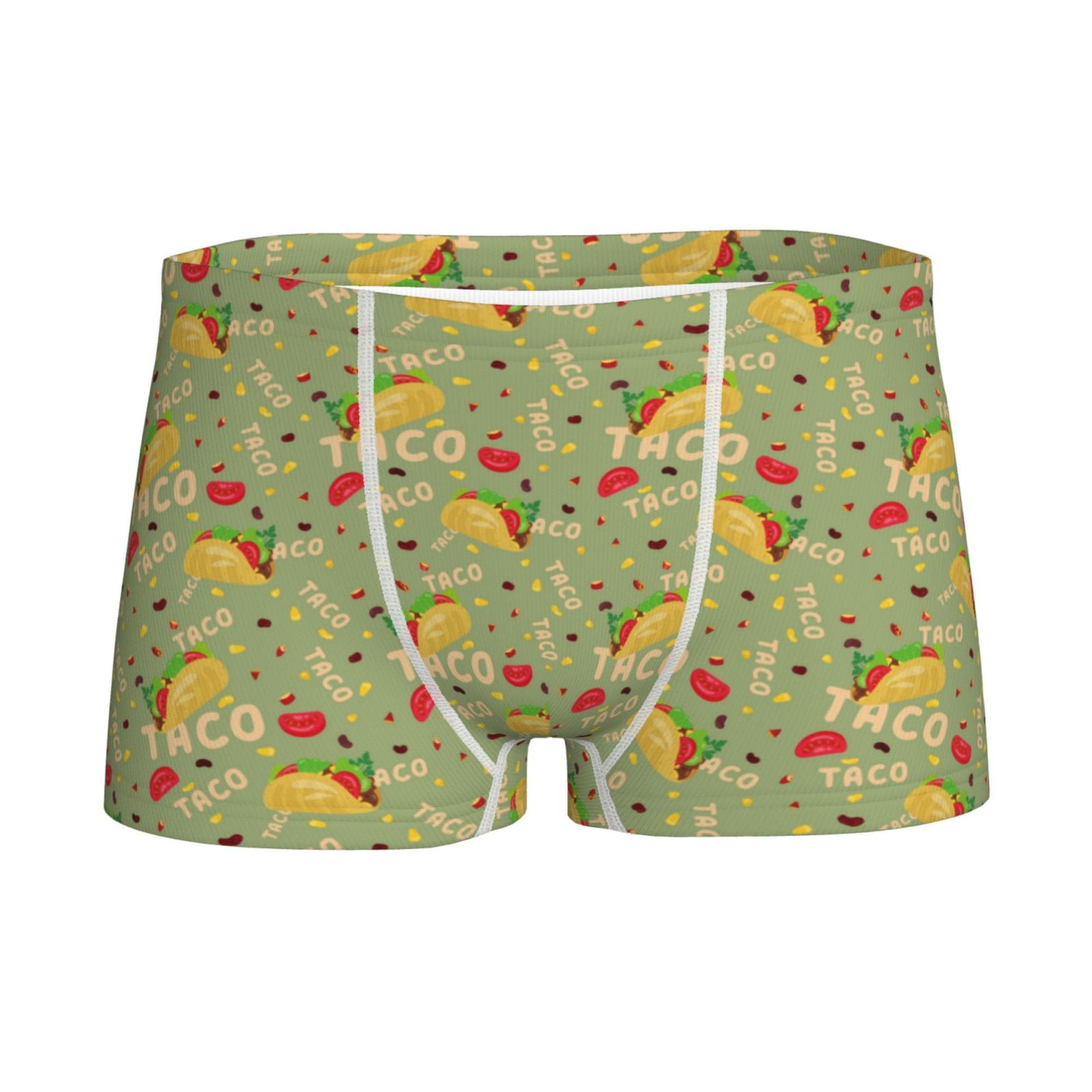 Logiee Taco Print Boys' Boxer Briefs,Tween Boy Underwear- - Walmart.com