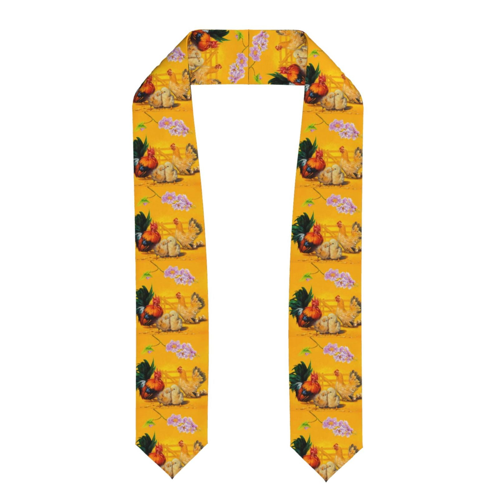 Logiee The Chicken Family Print Unisex Adult Graduation Stole Shawl 72 ...