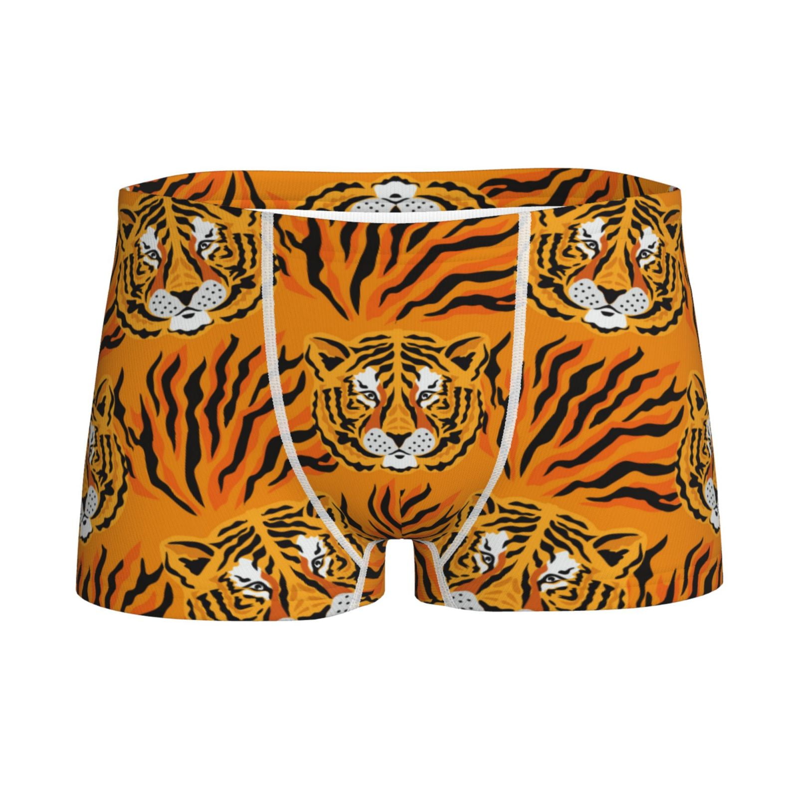 Logiee Tiger Print Boys' Boxer Briefs,Tween Boy Underwear- - Walmart.com