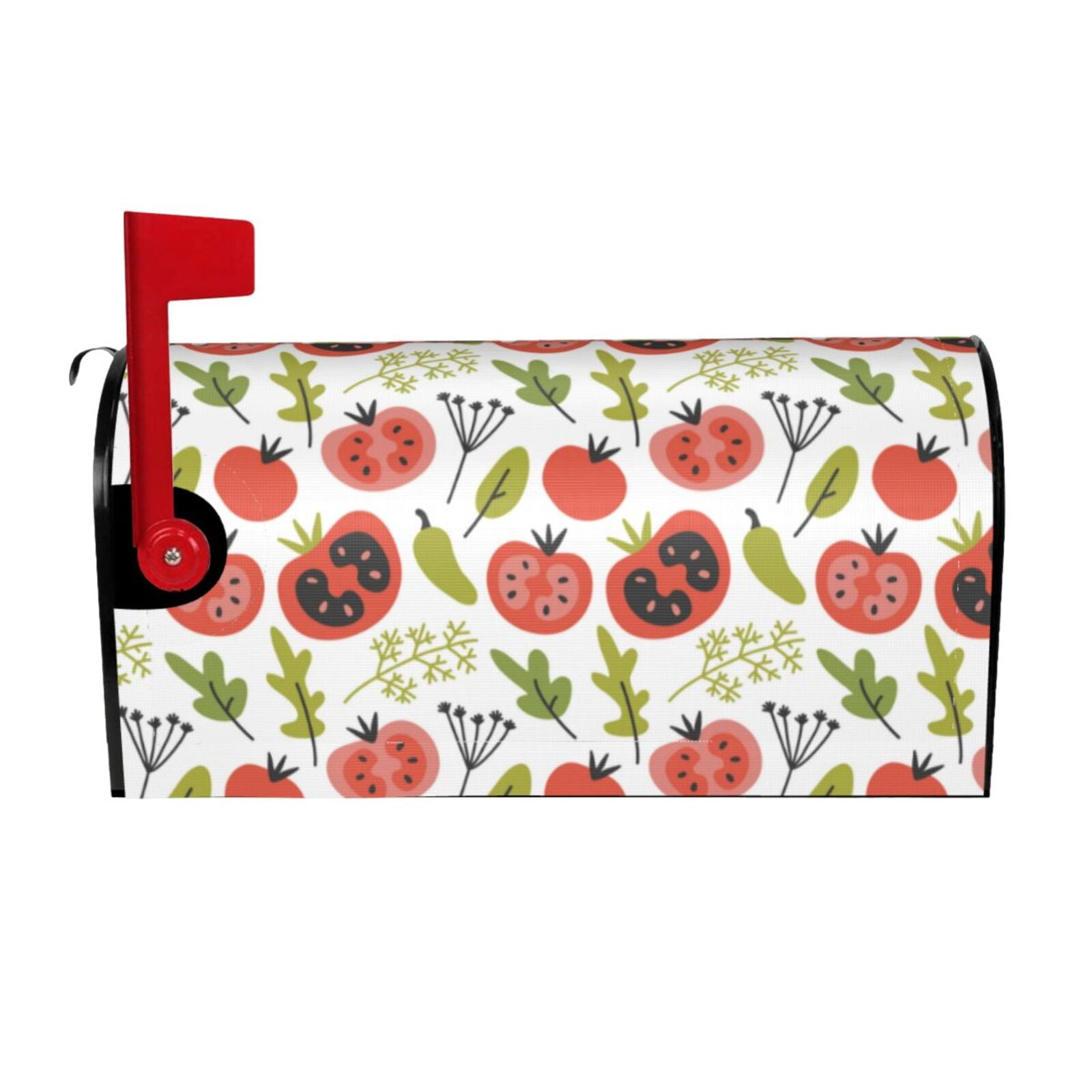 Logiee Tomatoes Print Post Letter Box Wrap Decor, Mailbox Cover ...