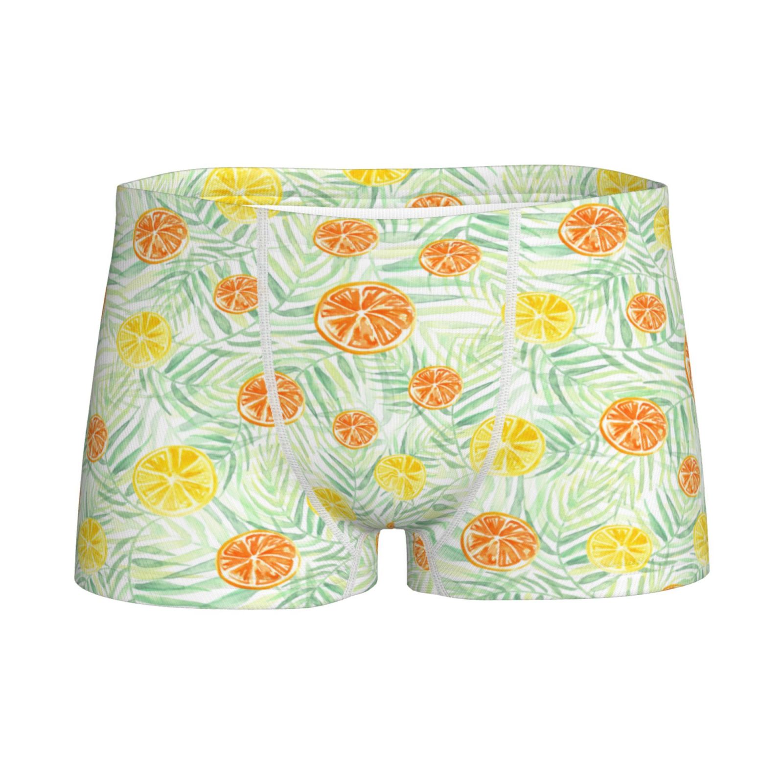 Logiee Tree Palms Lemon Print Boys' Boxer Briefs,Tween Boy Underwear-Small - Walmart.com