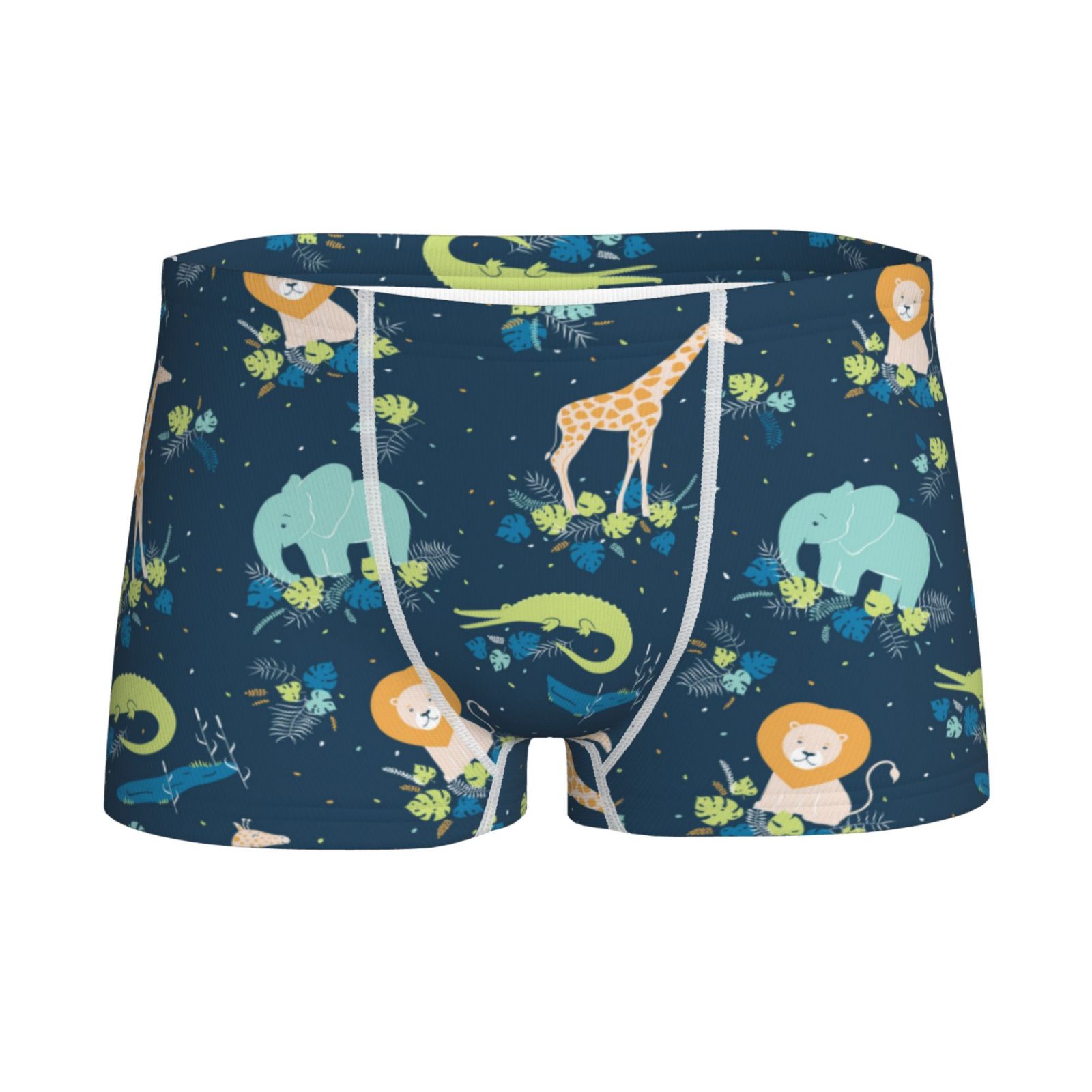 Logiee Tropical Animals Print Boys' Boxer Briefs,Tween Boy Underwear-Medium - Walmart.com
