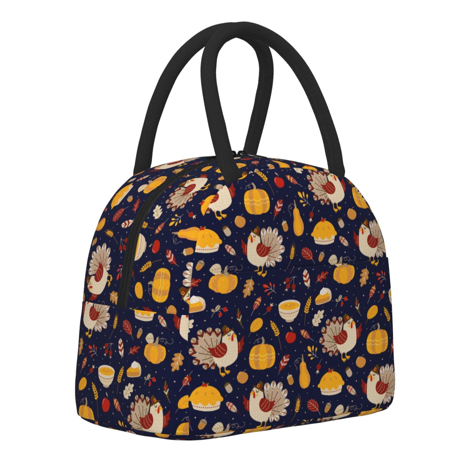 Logiee Turkey And Autumn Print Lunch Bag for Women & Men,Adult ...