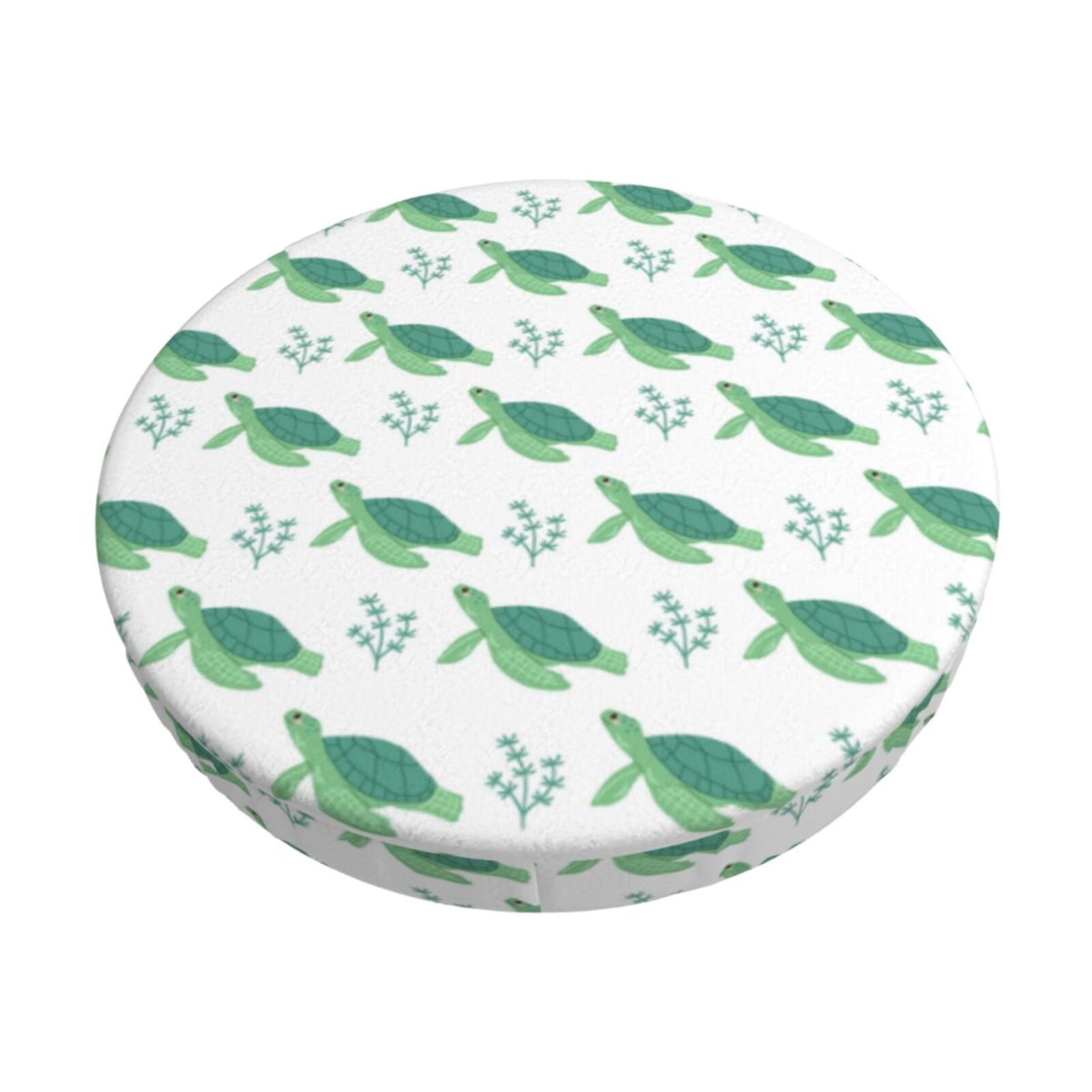 Logiee Turtle Print Stool Covers Round,Bar Stool Covers,Watedrproof ...