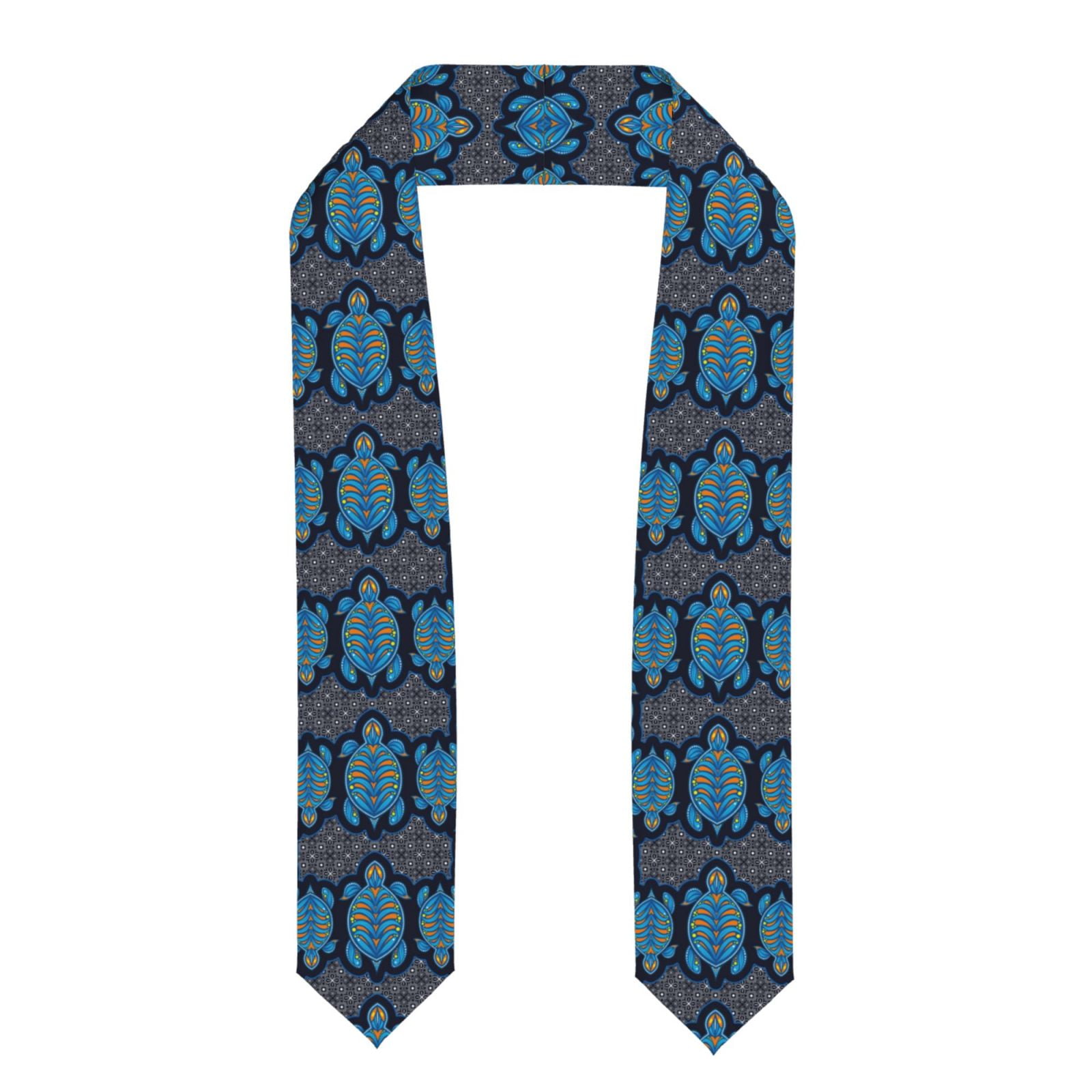 Logiee Turtle Print Unisex Adult Graduation Stole Shawl 72" Long for ...