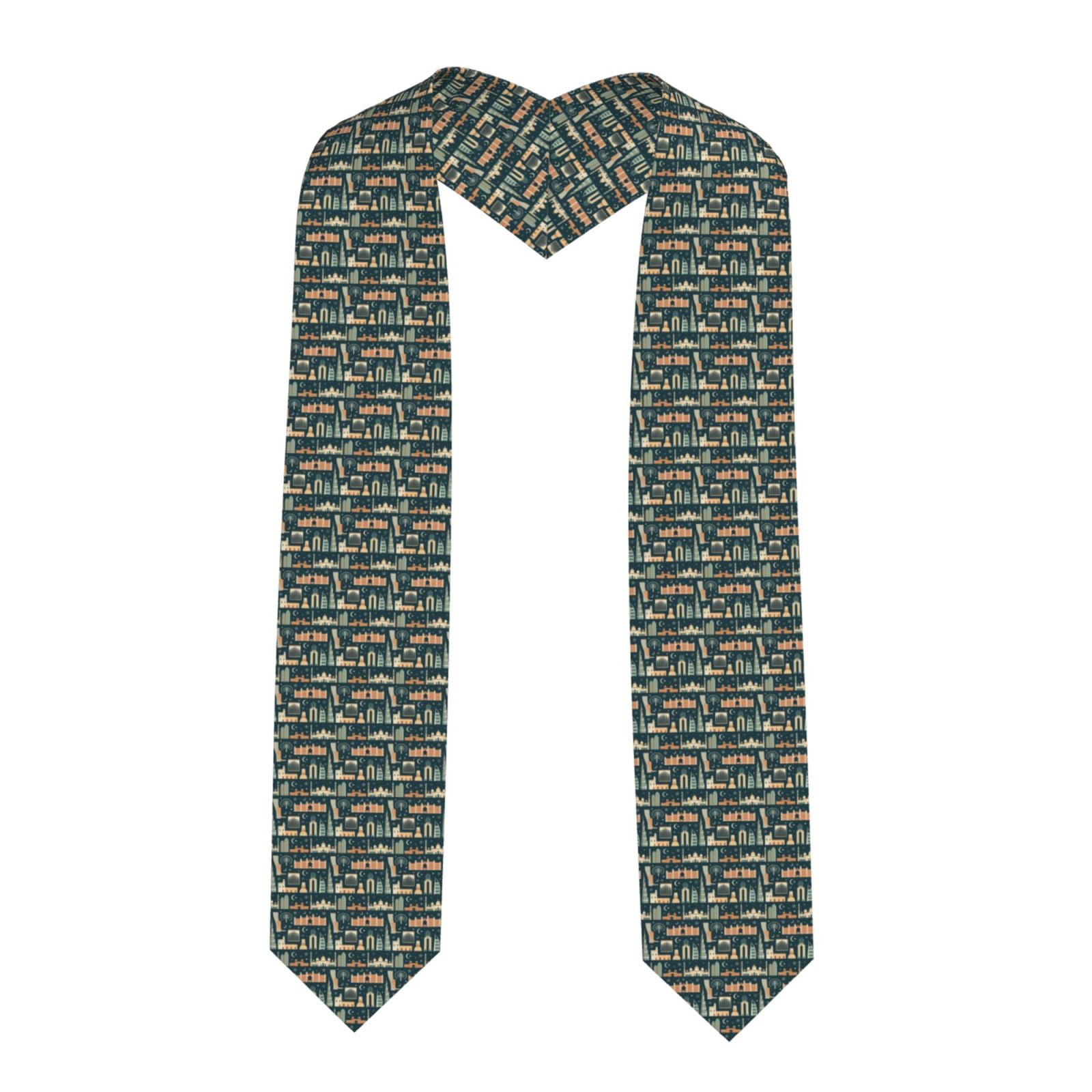 Logiee UAE Travel1 1 Print Unisex Adult Graduation Stole Shawl 72" Long ...