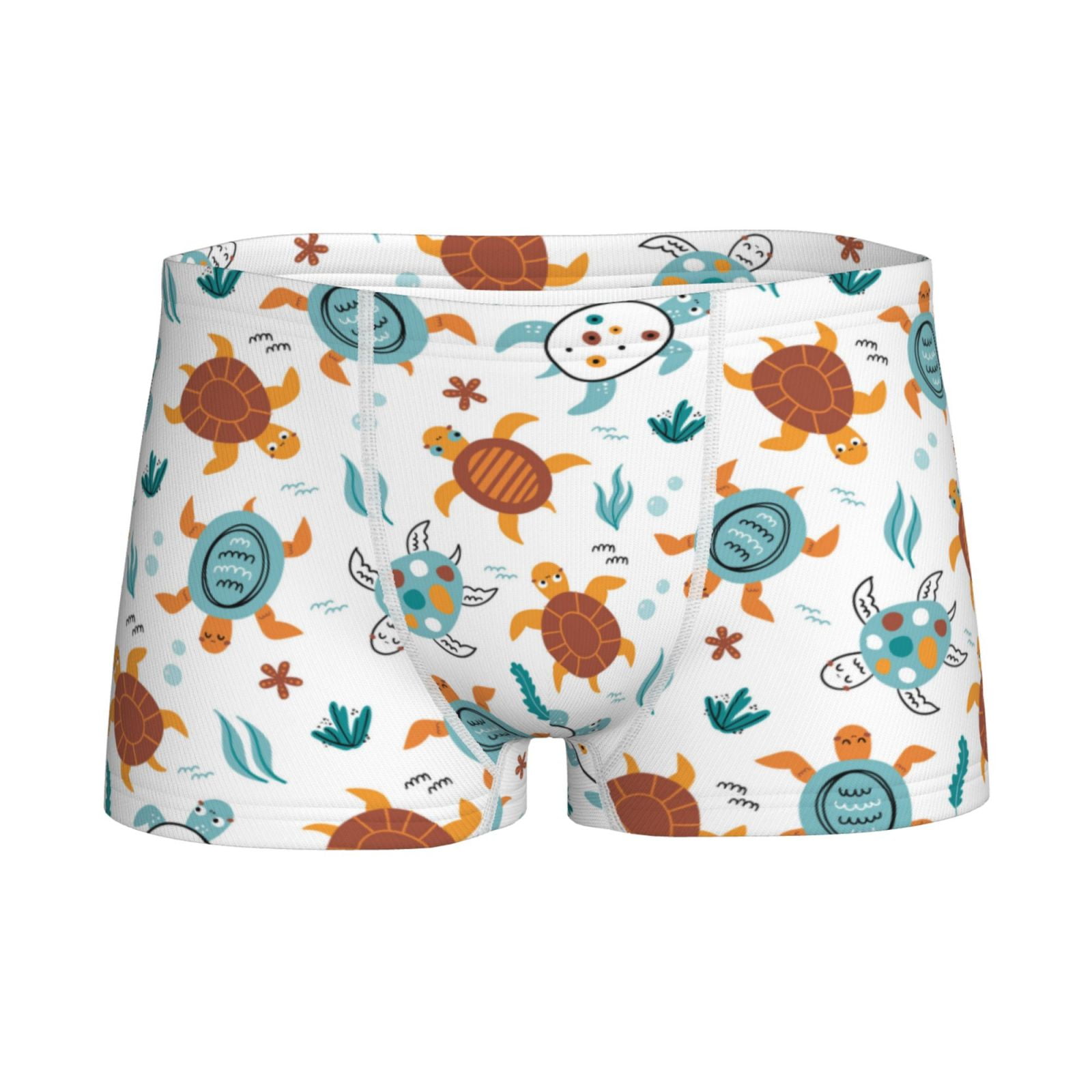 Logiee Various Turtle Print Boys' Boxer Briefs,Tween Boy Underwear-Medium - Walmart.com