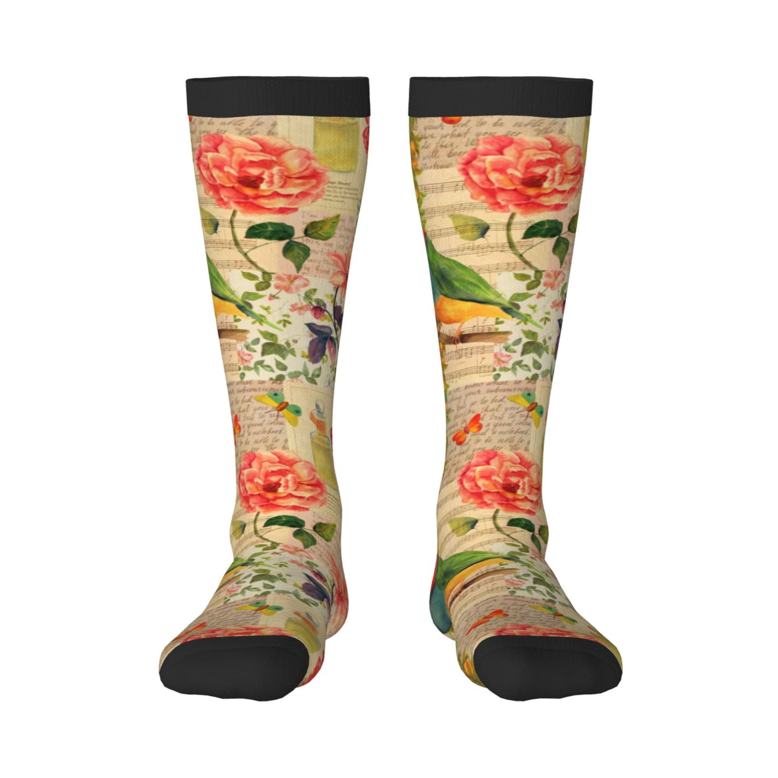 Logiee Vintage Bird Print Gift Stocking Stuffers,Adult Stockings ...