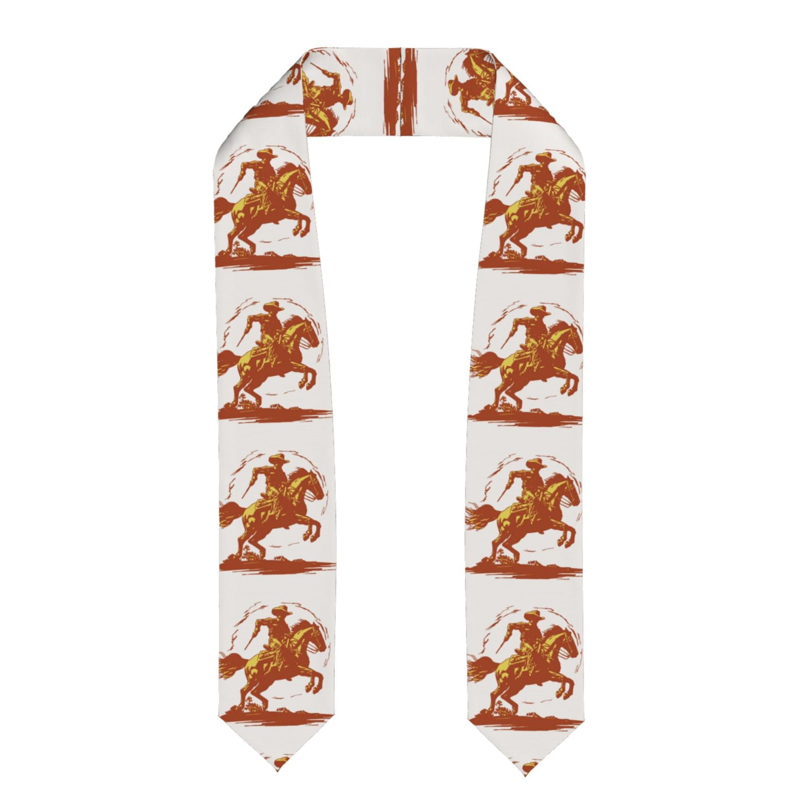 Logiee Vintage Cowboy On A Bronco Horse Print Unisex Adult Graduation ...