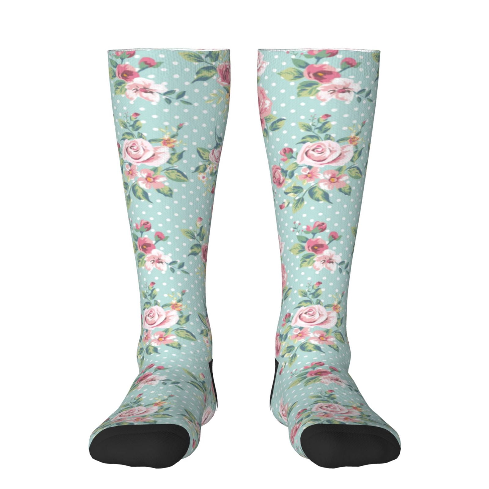Logiee Vintage Floral Print Gift Stocking Stuffers,Adult Stockings ...