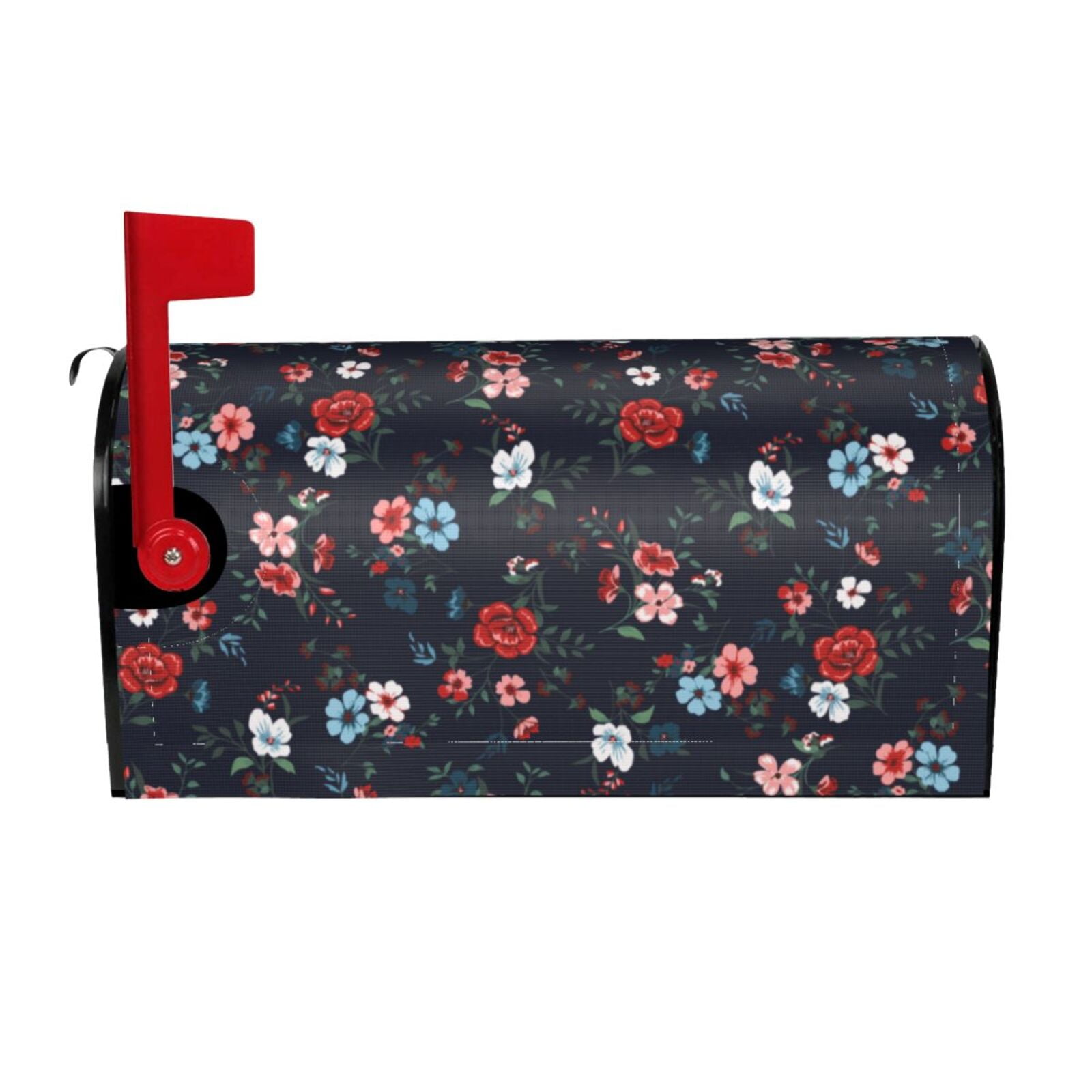 Logiee Vintage Rose Print Post Letter Box Wrap Decor, Mailbox Cover ...