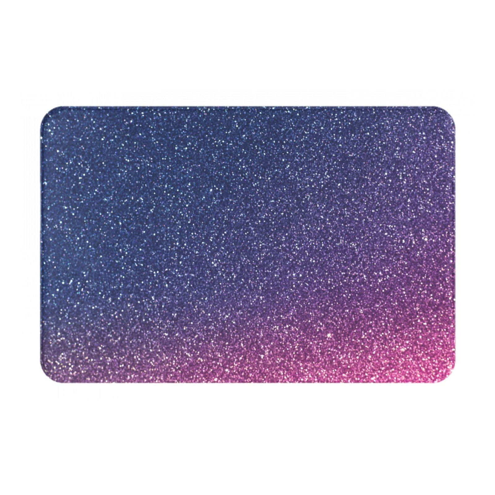 Logiee Violet Glitter Print Welcome Mats for Entryway,Door Mat for ...
