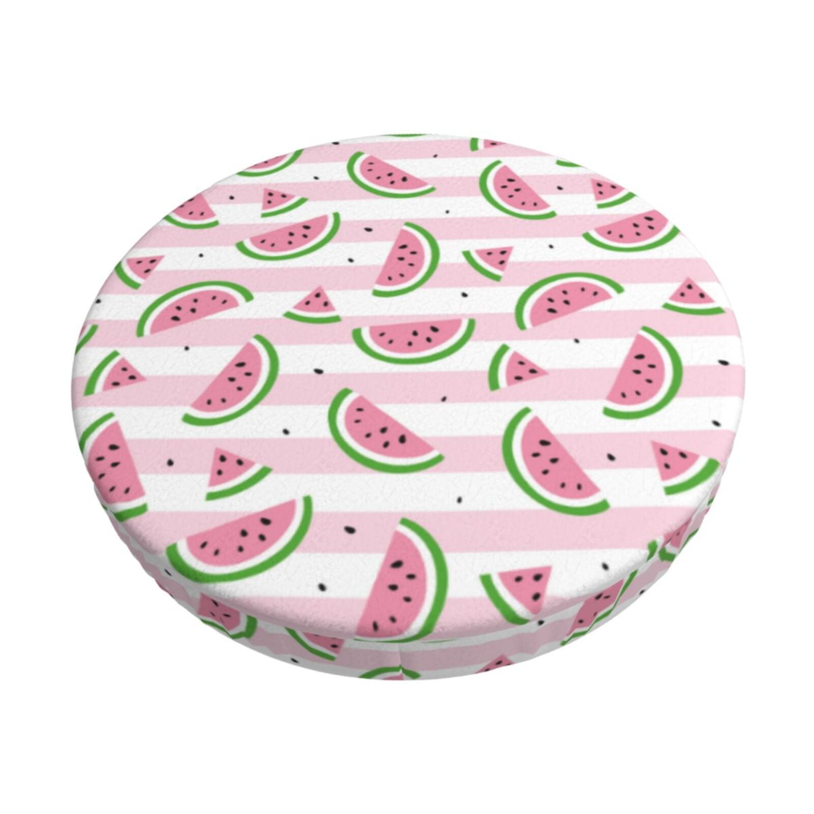 Logiee Watermelon Print Stool Covers Round,Bar Stool Covers,Watedrproof ...