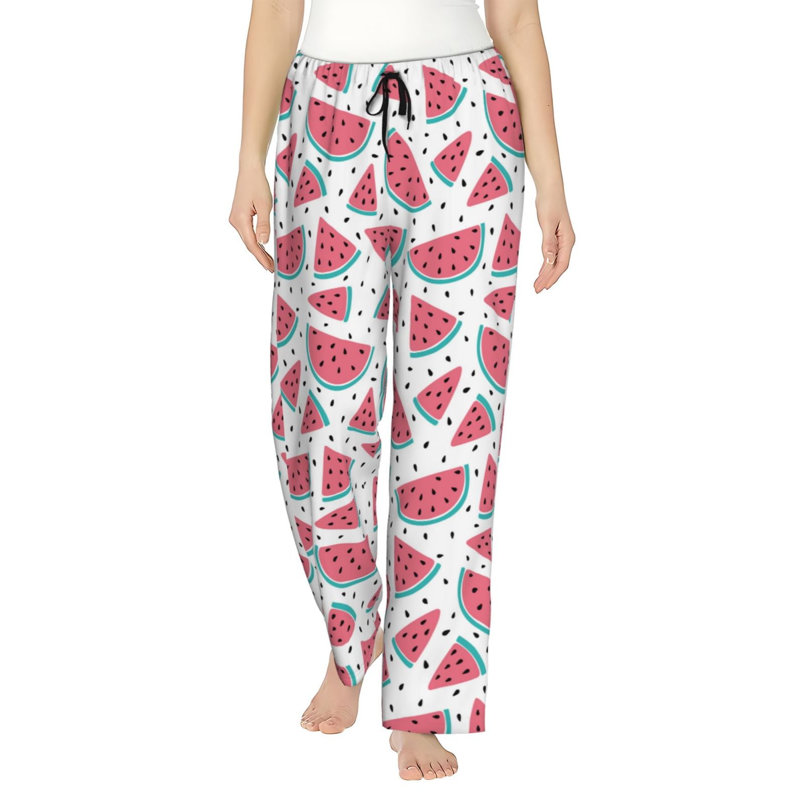 Logiee Watermelon Print Women Pajama Pants,Comfy Pj Bottom with Pockets ...