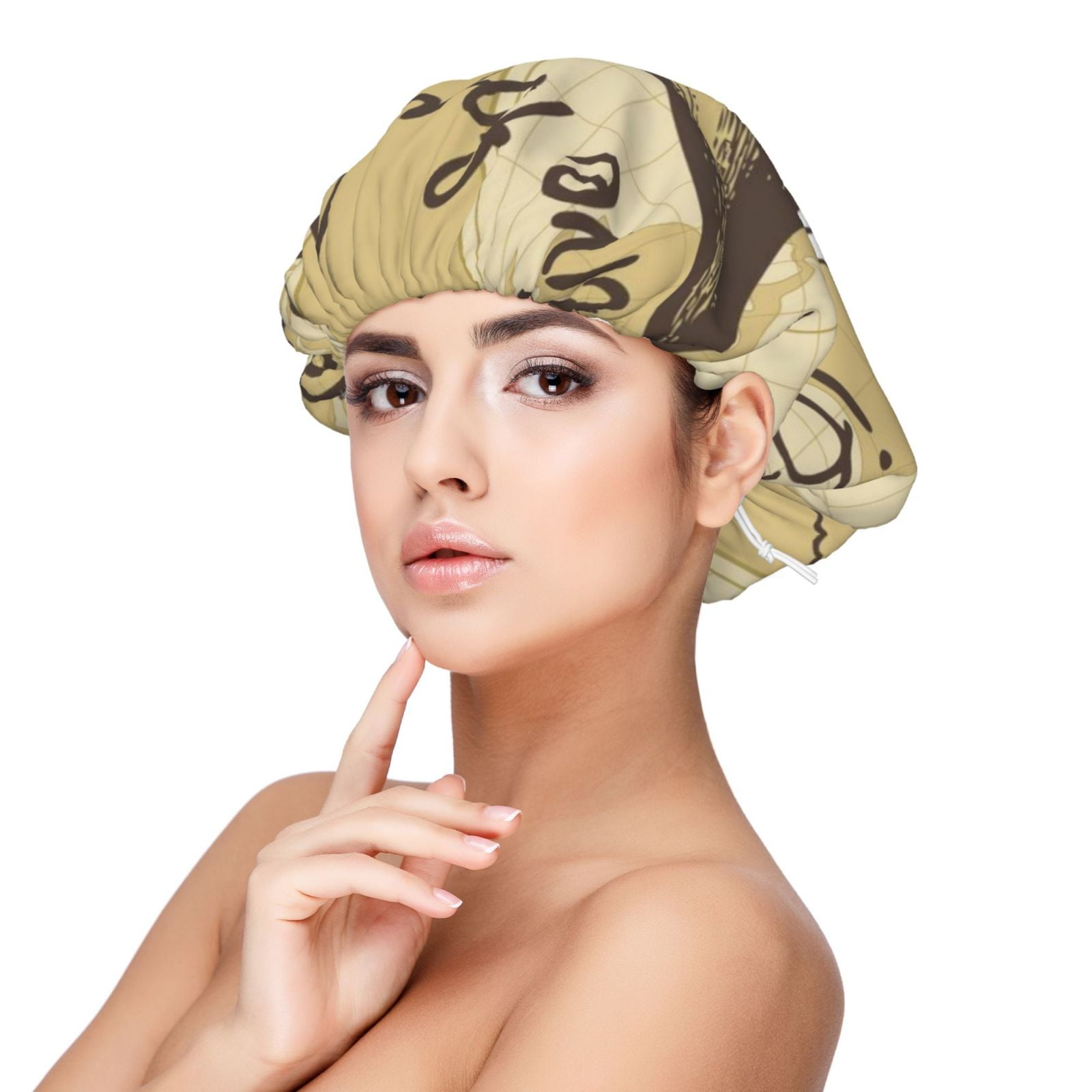 Logiee We Live for Adventure Print Silk Bonnet Satin Bonnet for ...
