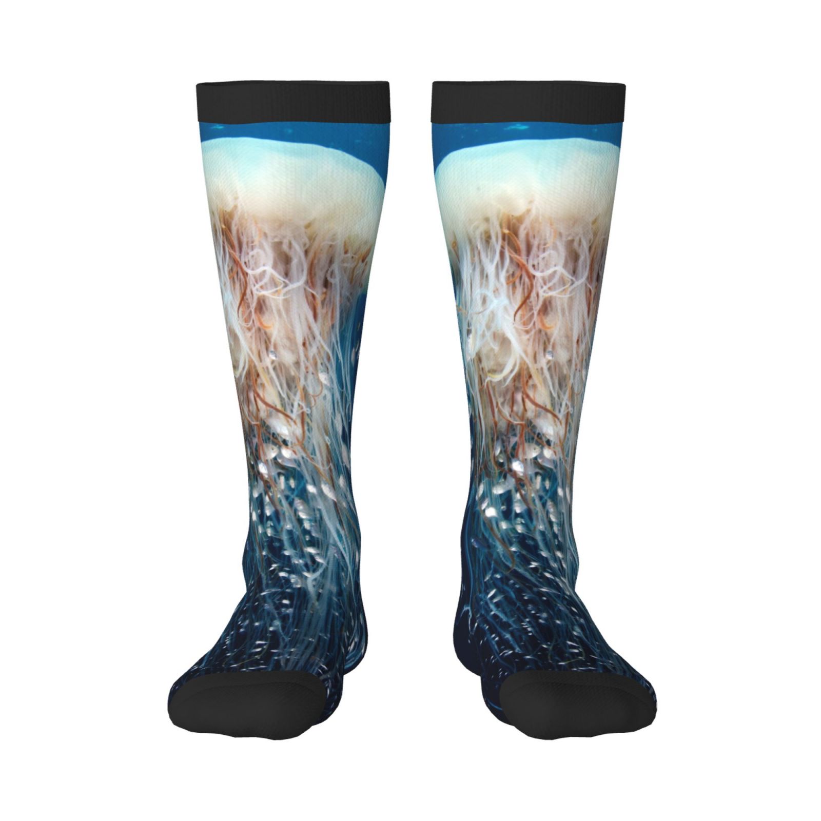 Logiee White Jellyfish Dansing in the Ocean Print Gift Stocking ...