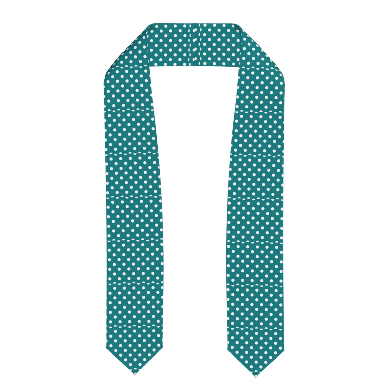 Logiee White Polka Dots With Teal Background Print Unisex Adult ...