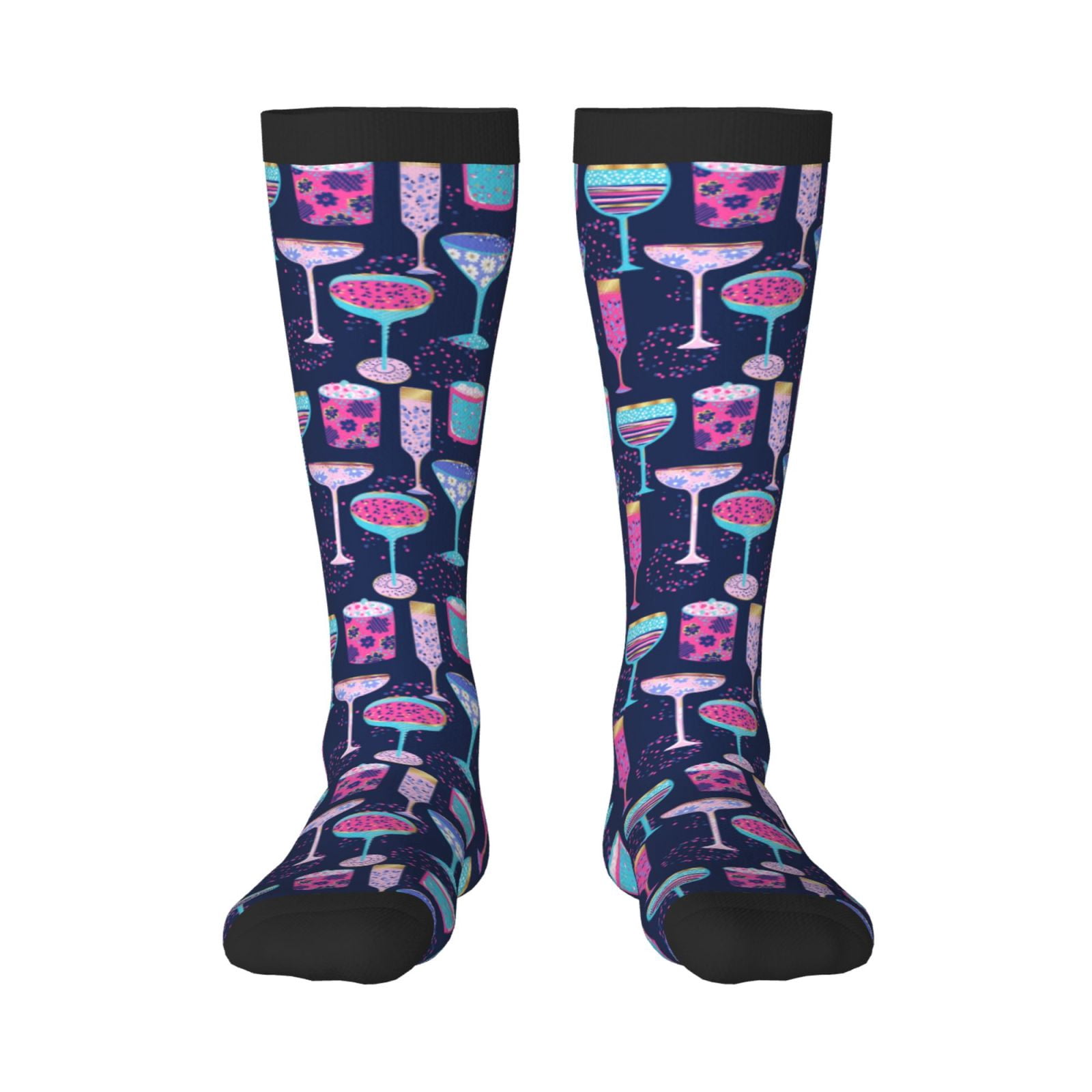 Logiee Wine Glasses And Cocktails Print Gift Stocking Stuffers,Adult ...
