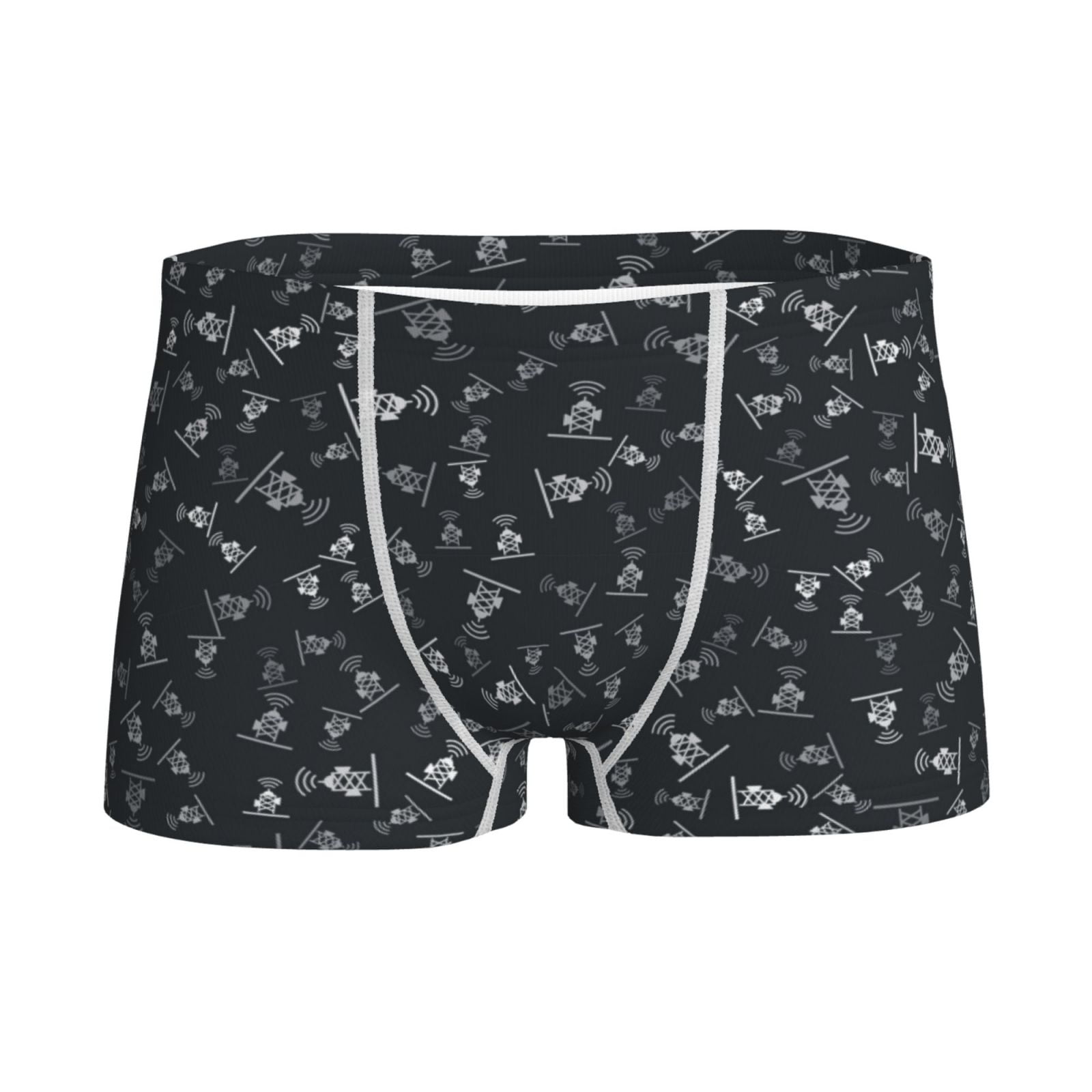 Logiee Wireless Antenna Icon Print Boys' Boxer Briefs,Tween Boy ...