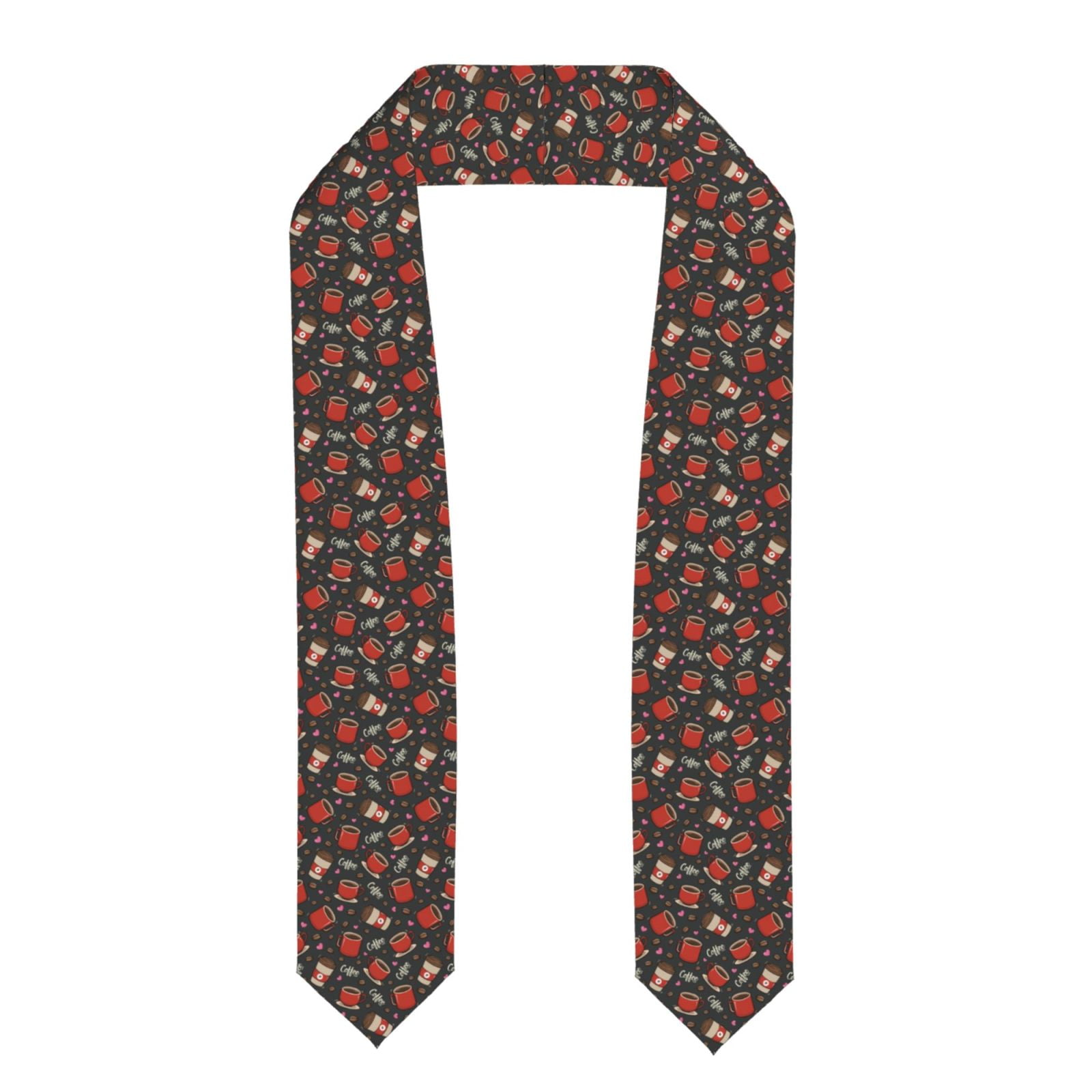 Logiee coffee mug cup Print Unisex Adult Graduation Stole Shawl 72 ...