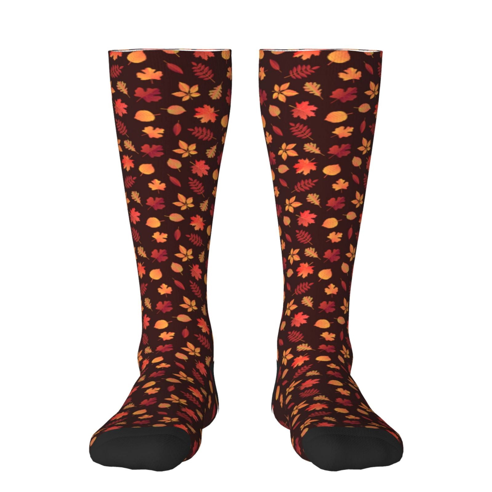 Logiee fall Maple leaf Print Gift Stocking Stuffers,Adult Stockings ...