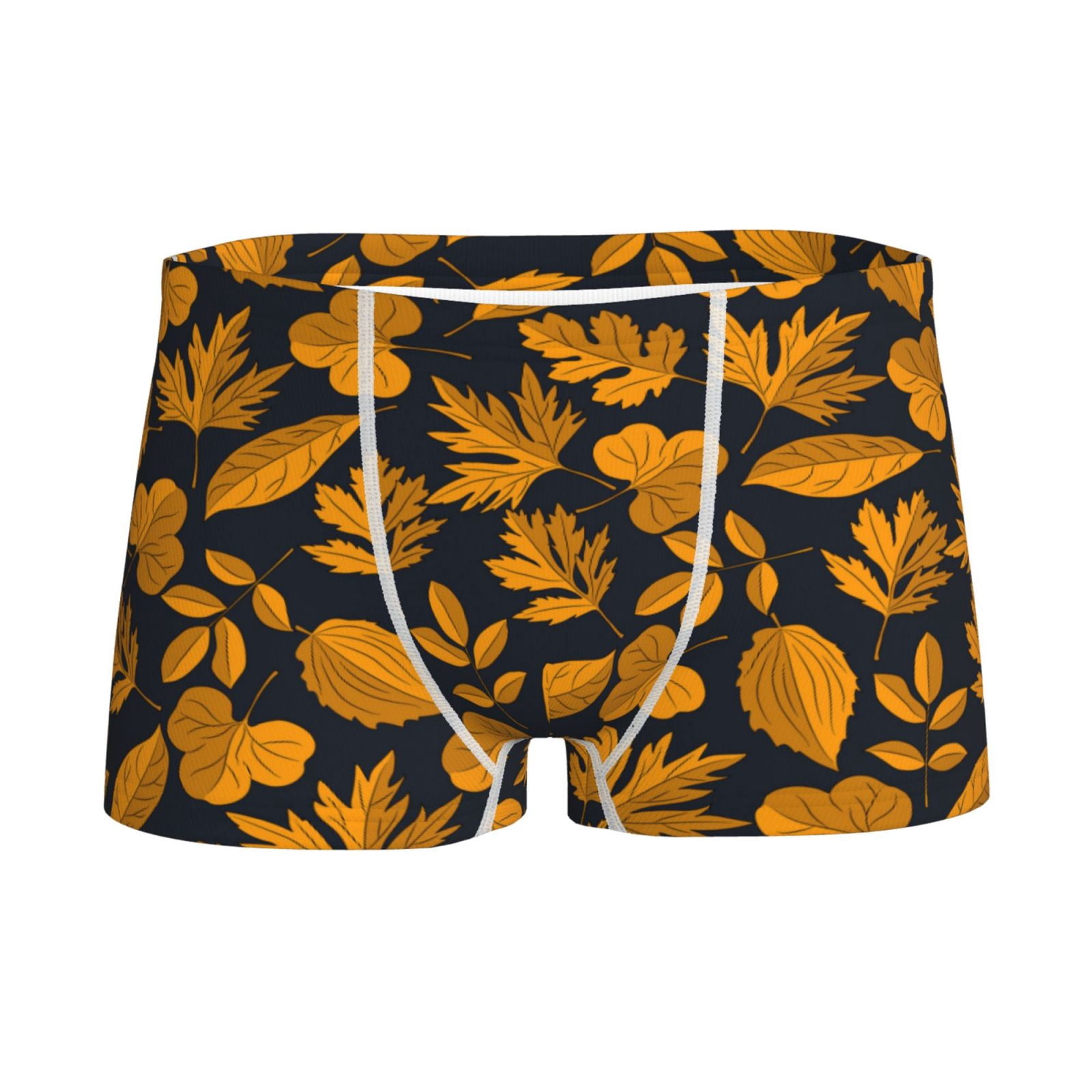 Logiee fall leaf Print Boys' Boxer Briefs,Tween Boy Underwear-Small ...