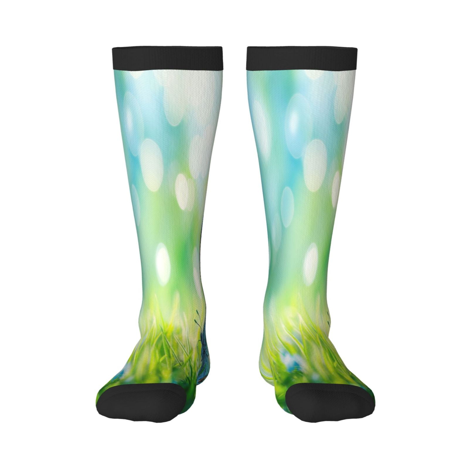 Logiee green grass and butterfly Print Gift Stocking Stuffers,Adult ...