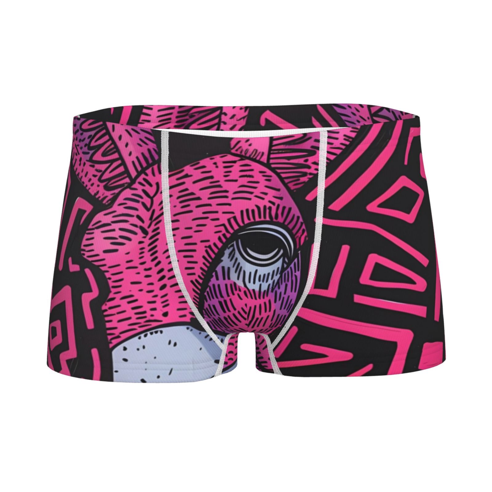 Logiee ink Donkey Pop Art Print Boys' Boxer Briefs,Tween Boy Underwear ...