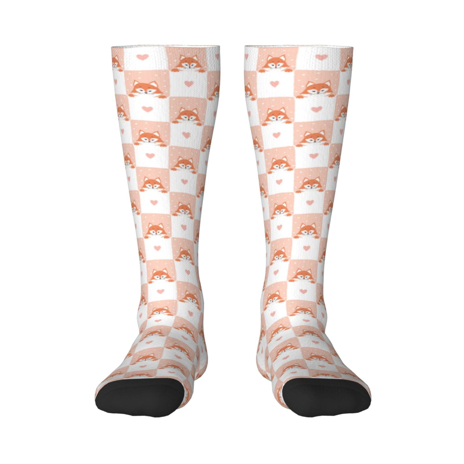 Logiee love plaid fox Print Gift Stocking Stuffers,Adult Stockings ...