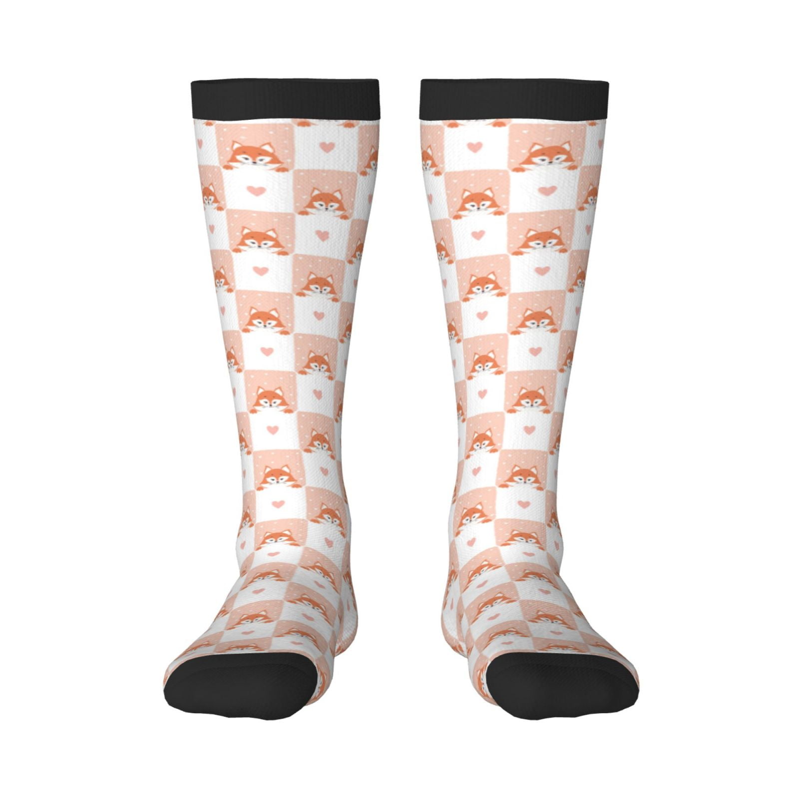 Logiee love plaid fox Print Gift Stocking Stuffers,Adult Stockings ...